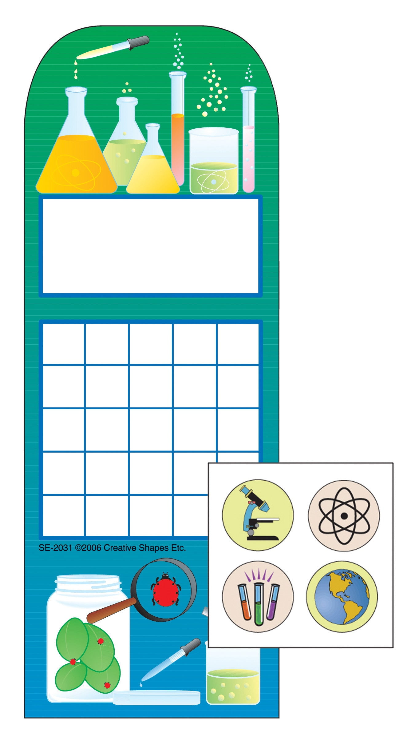 SHAPES ETC. Incentive Sticker Set - Science Lab - Walmart.com