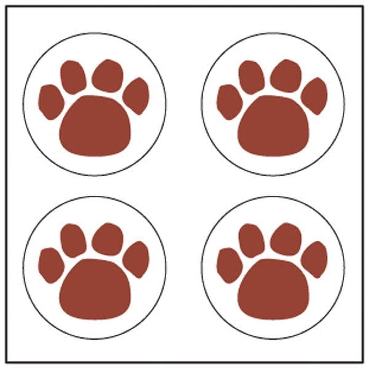 SHAPES ETC. Incentive Stickers - Paw Print - Walmart.com