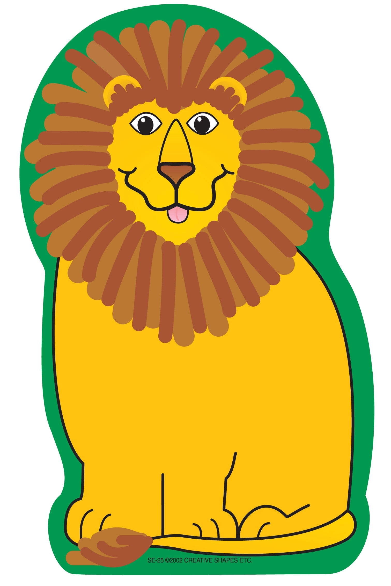 SHAPES ETC. Large Notepad - Lion - Walmart.com