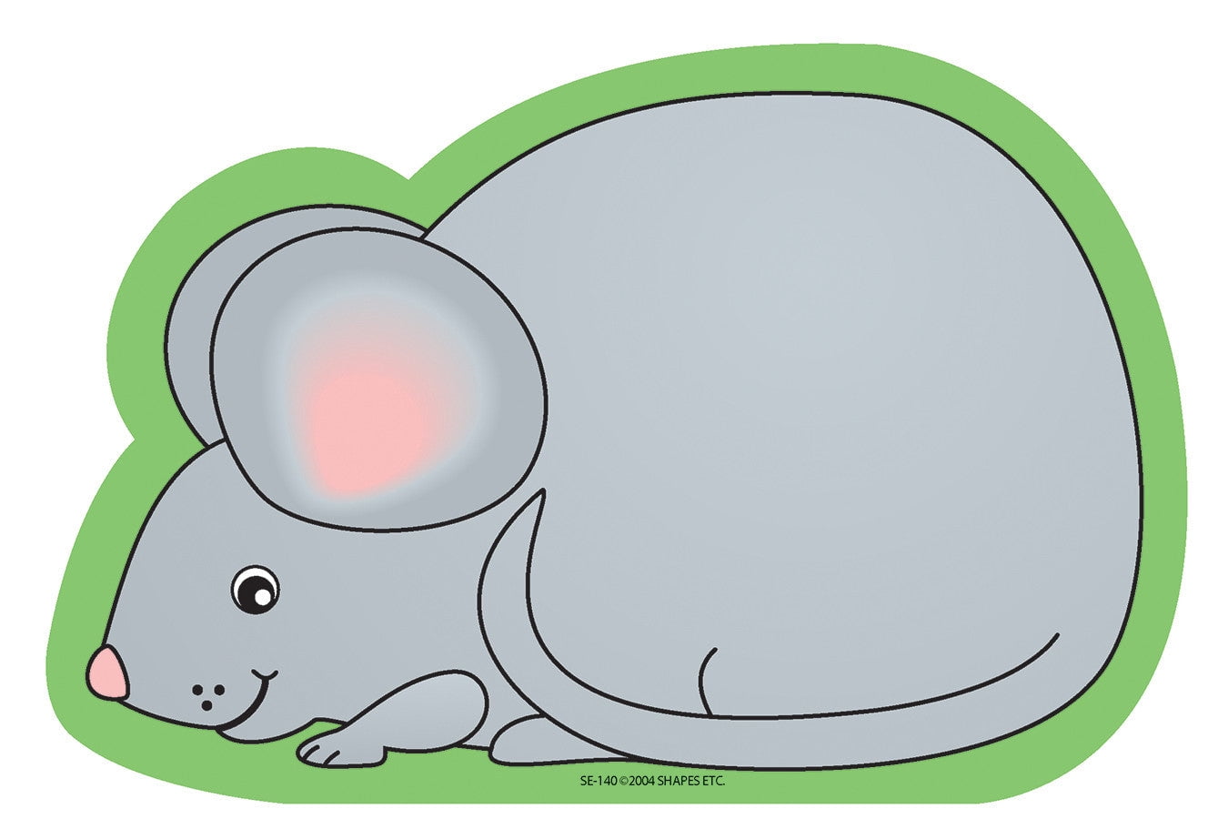 SHAPES ETC. Large Notepad - Mouse - Walmart.com