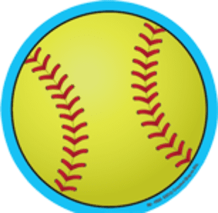 SHAPES ETC. Large Notepad - Softball - Walmart.com