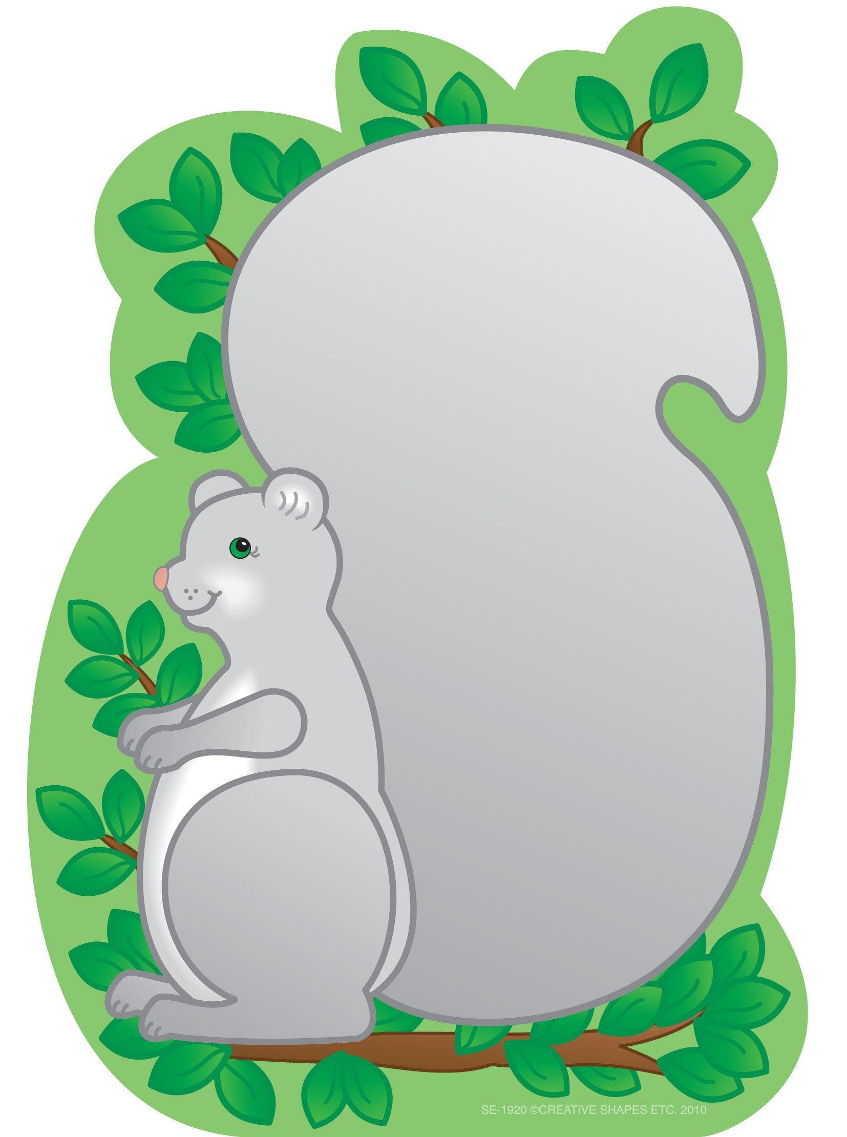 SHAPES ETC. Large Notepad - Squirrel - Walmart.com