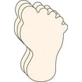 SHAPES ETC. Large Single Color Creative Cut-Out - Foot - Walmart.com