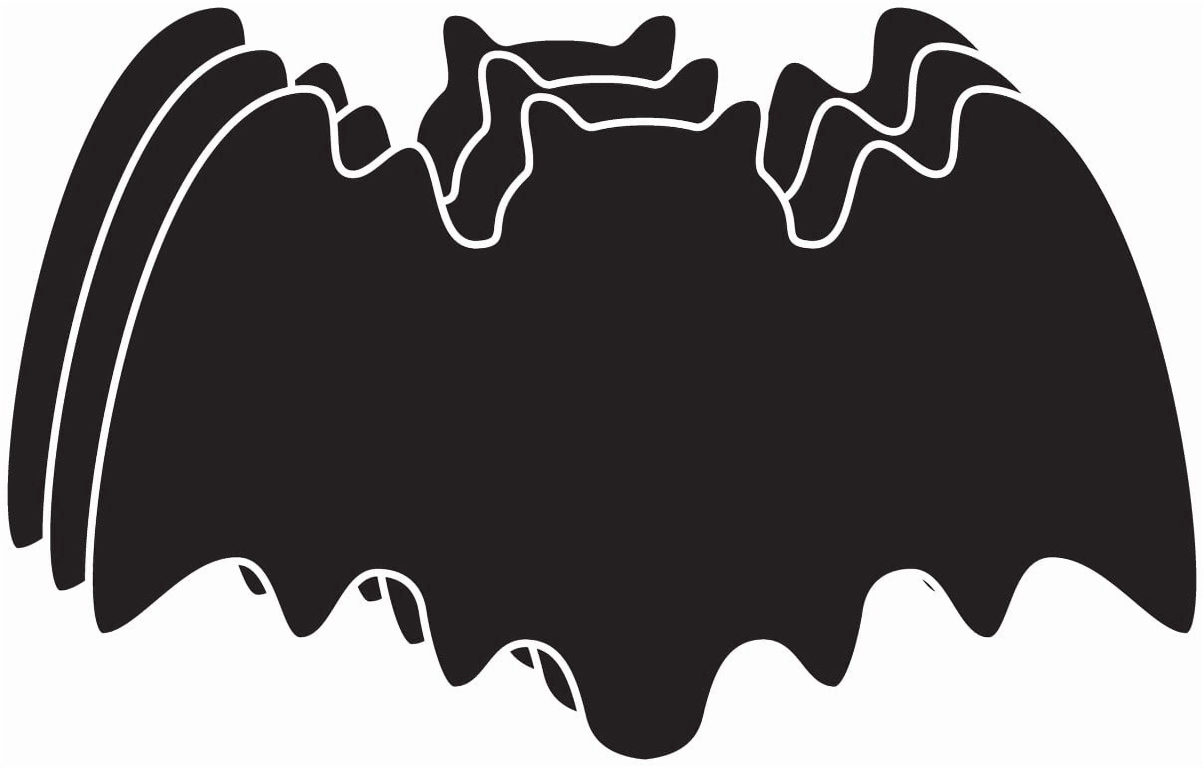 SHAPES ETC. Large Single Color Creative Foam Cut-Outs - Bat - Walmart.com