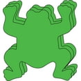 SHAPES ETC. Large Single Color Creative Foam Cut-Outs - Frog - Walmart ...