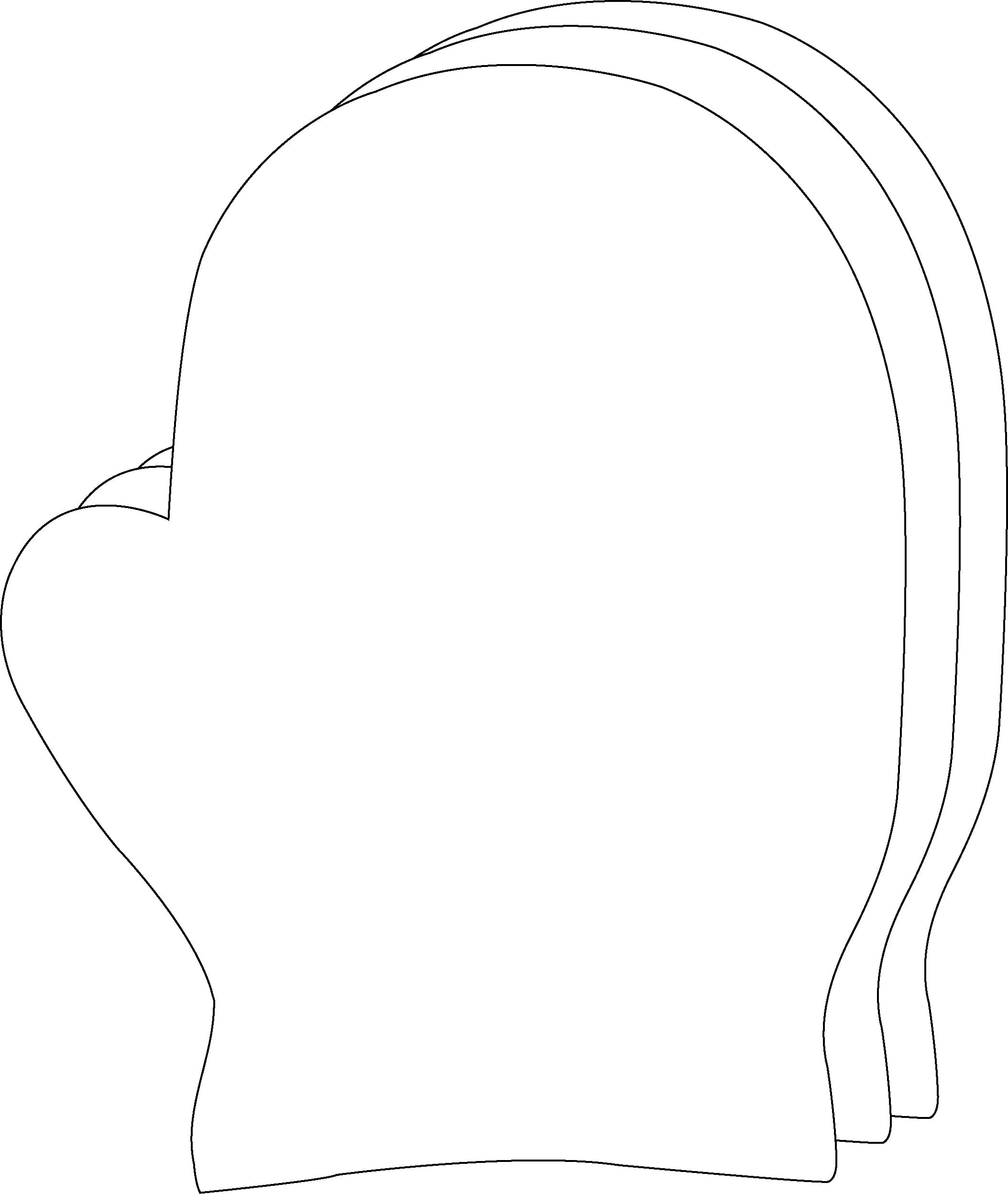 SHAPES ETC. Mitten Single Color Super Cut-Outs- 8” x 10” - Walmart.com