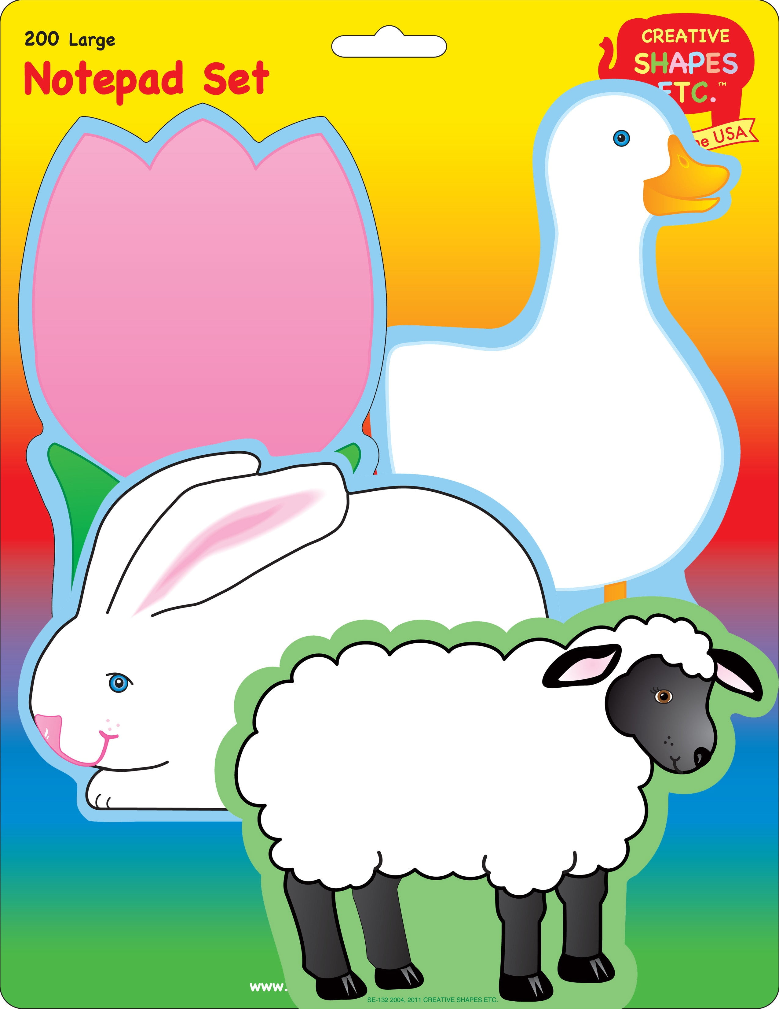 SHAPES ETC. Notepad Set - Easter - Walmart.com