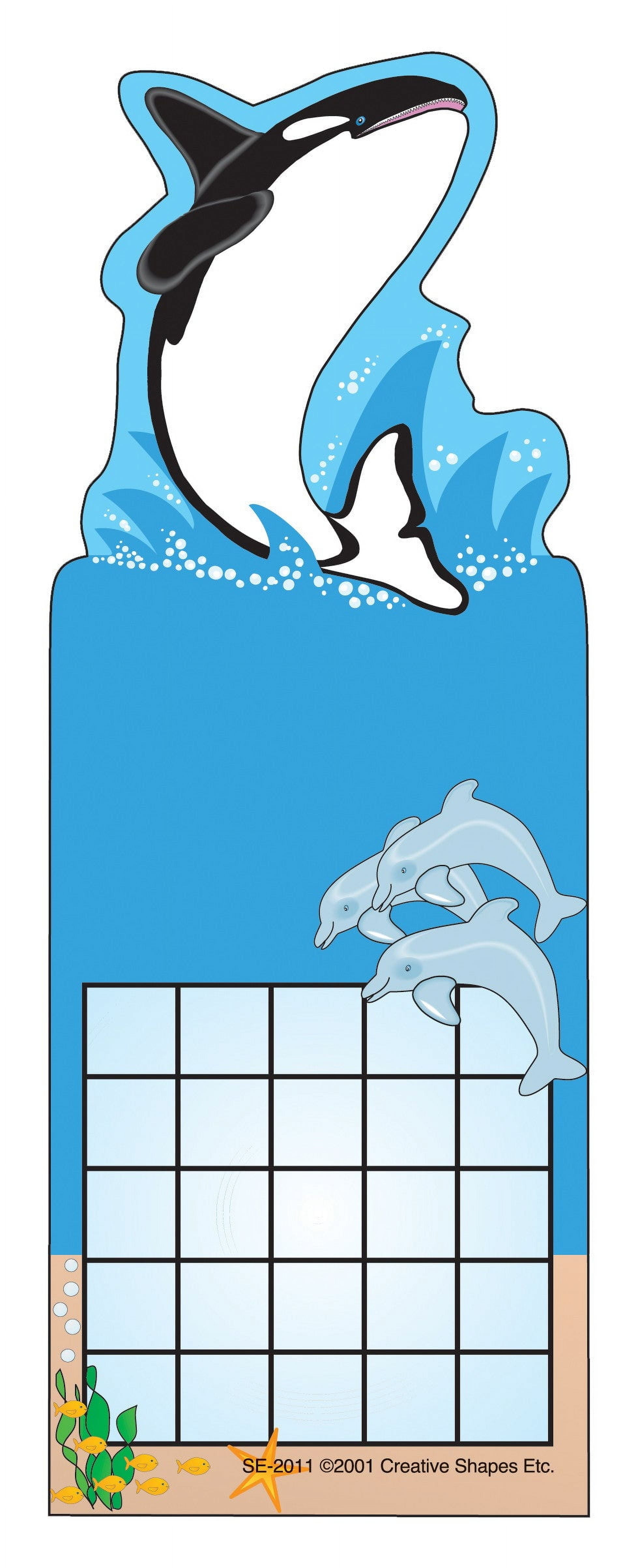 SHAPES ETC. Personal Incentive Chart - Ocean - Walmart.com