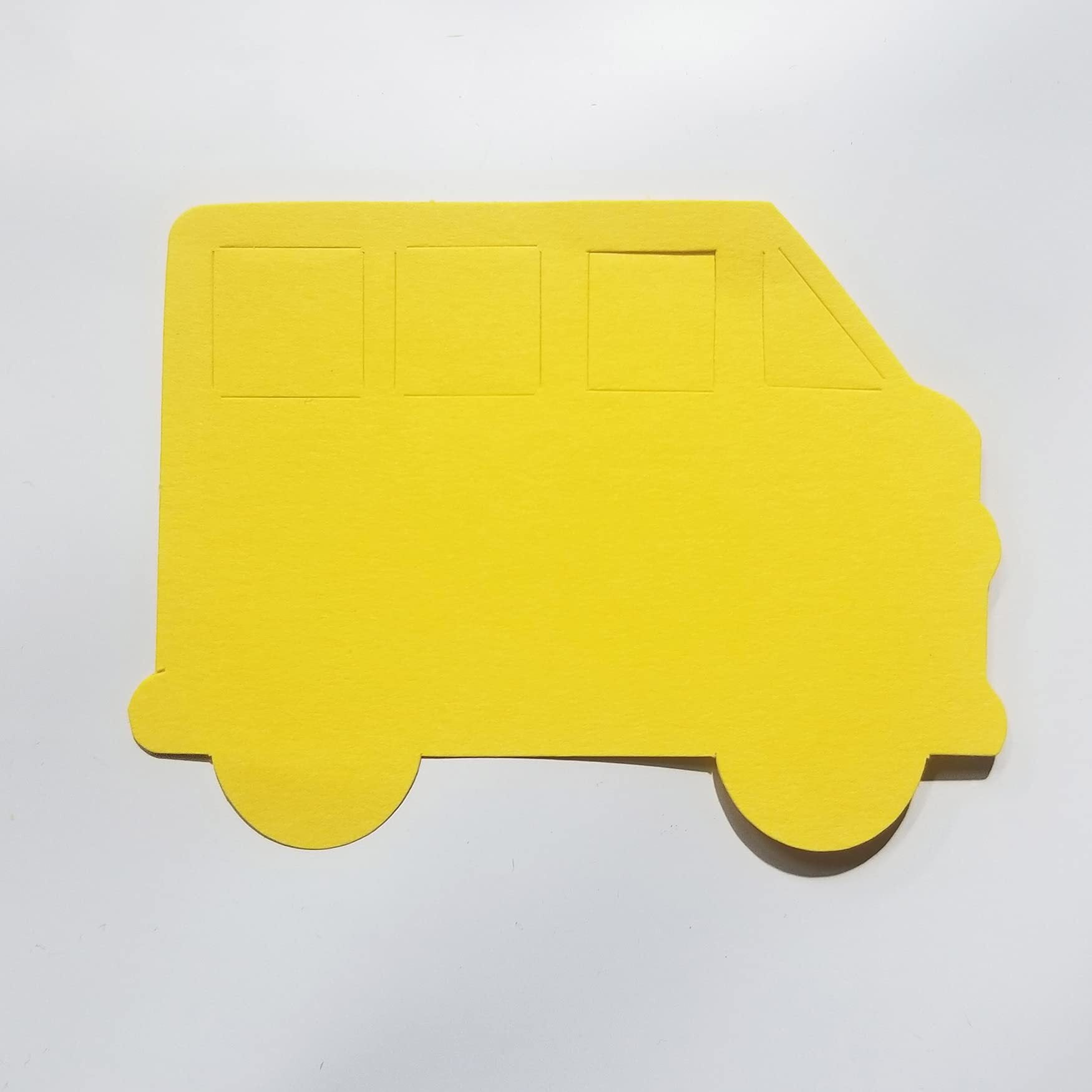 SHAPES ETC. Small Single Color Cut-Out - School Bus - Walmart.com