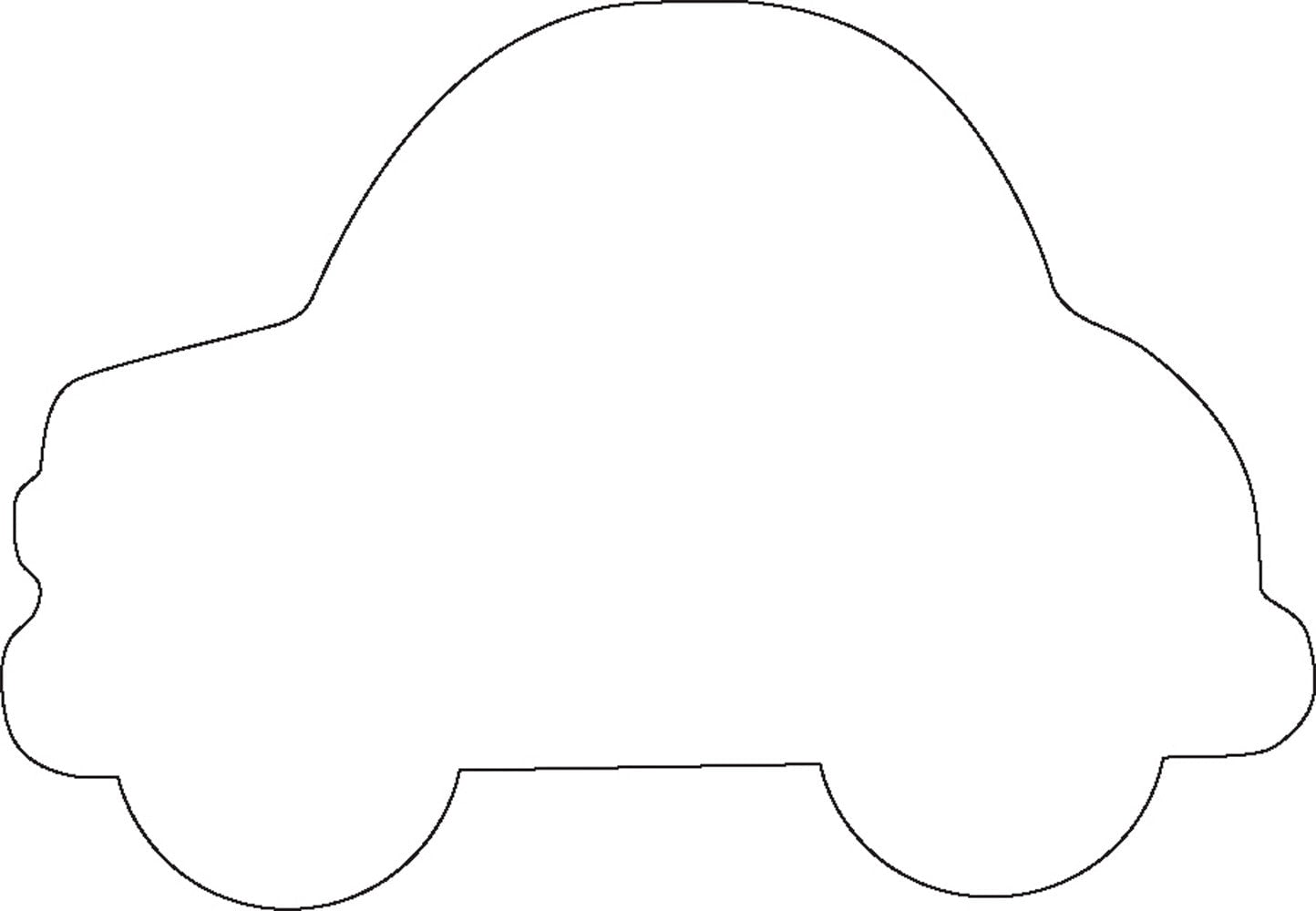 SHAPES ETC. Sticky Shape Notepad - Car - Walmart.com
