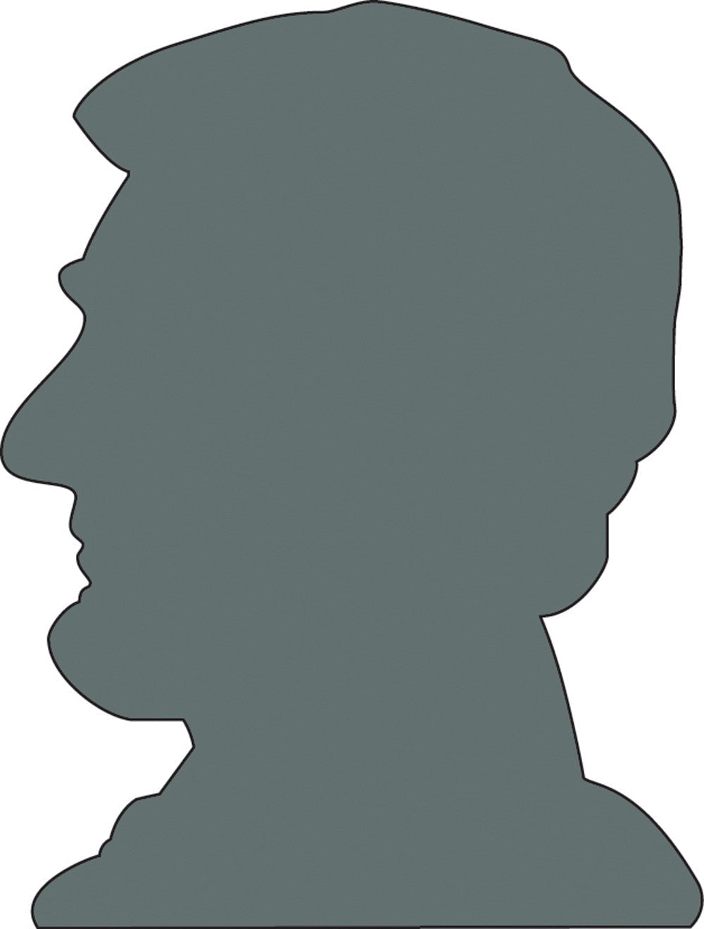 SHAPES ETC. Sticky Shape Notepad - Lincoln - Walmart.com