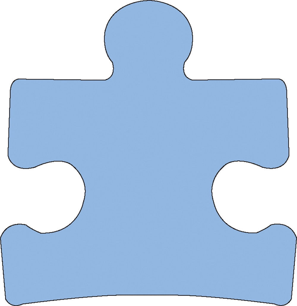 SHAPES ETC. Sticky Shape Notepad - Puzzle Piece - Walmart.com