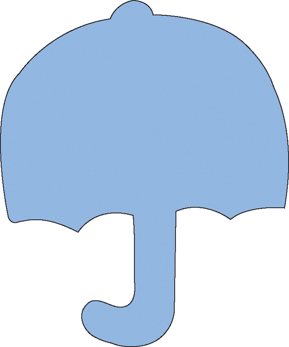 SHAPES ETC. Sticky Shape Notepad - Umbrella - Walmart.com