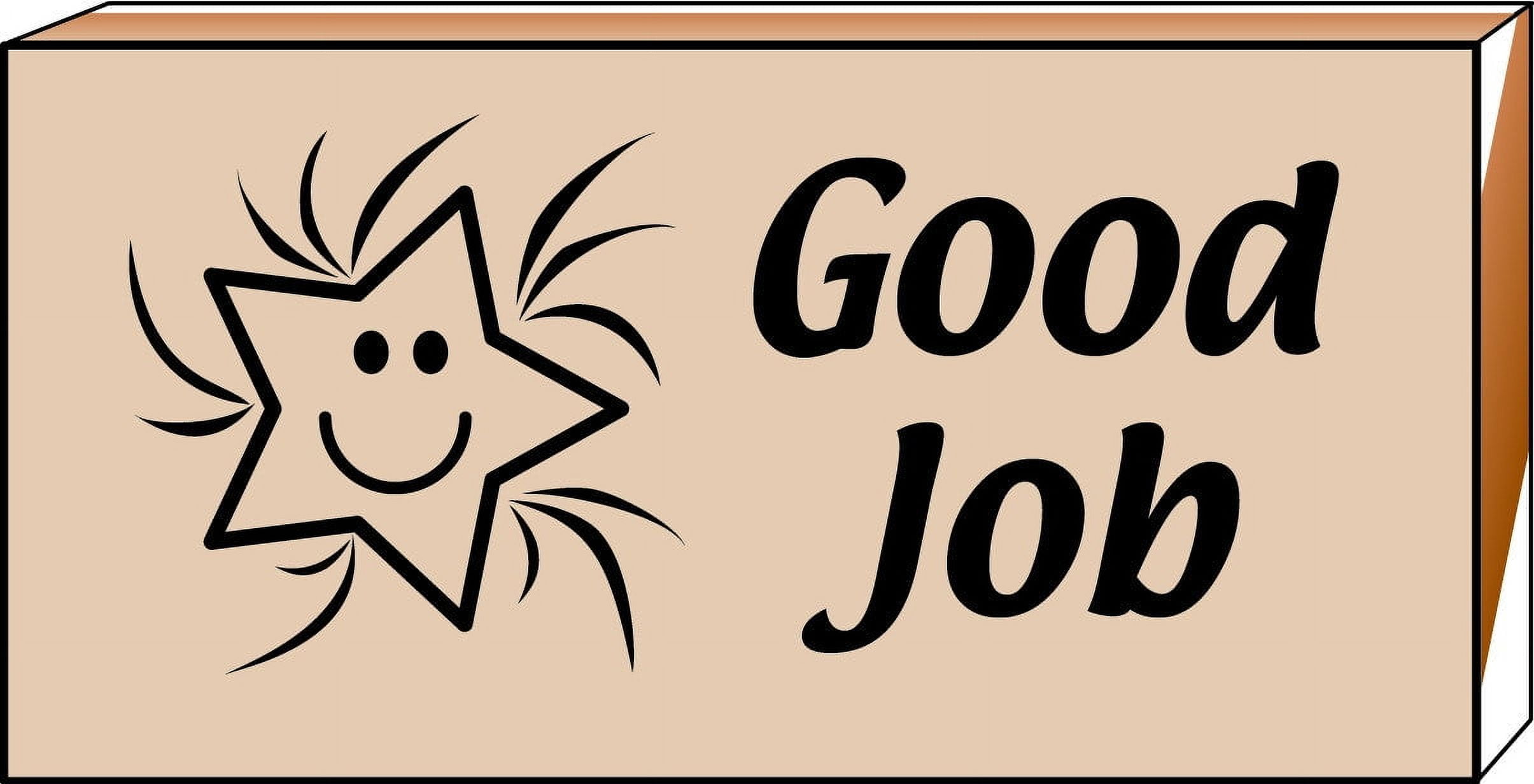 SHAPES ETC. Teacher's Stamp - Good Job - Walmart.com