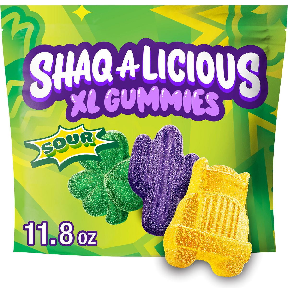 SHAQ-A-LICIOUS Sour Gummies Pouch (Pineapple - Watermelon and Mixed ...