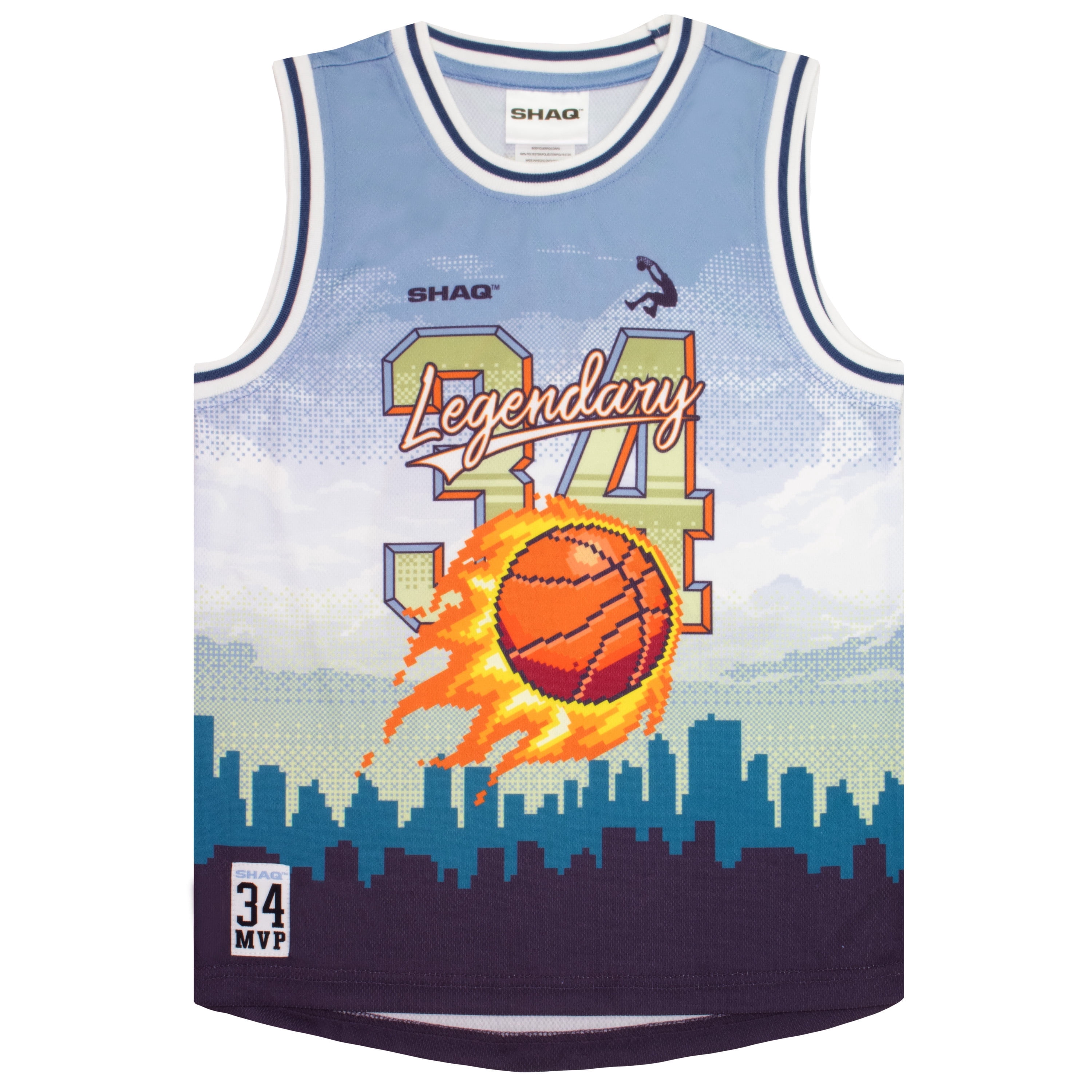SHAQ Athletic Basketball Tank Top & Mesh Shorts Set (Little Boys & Big ...