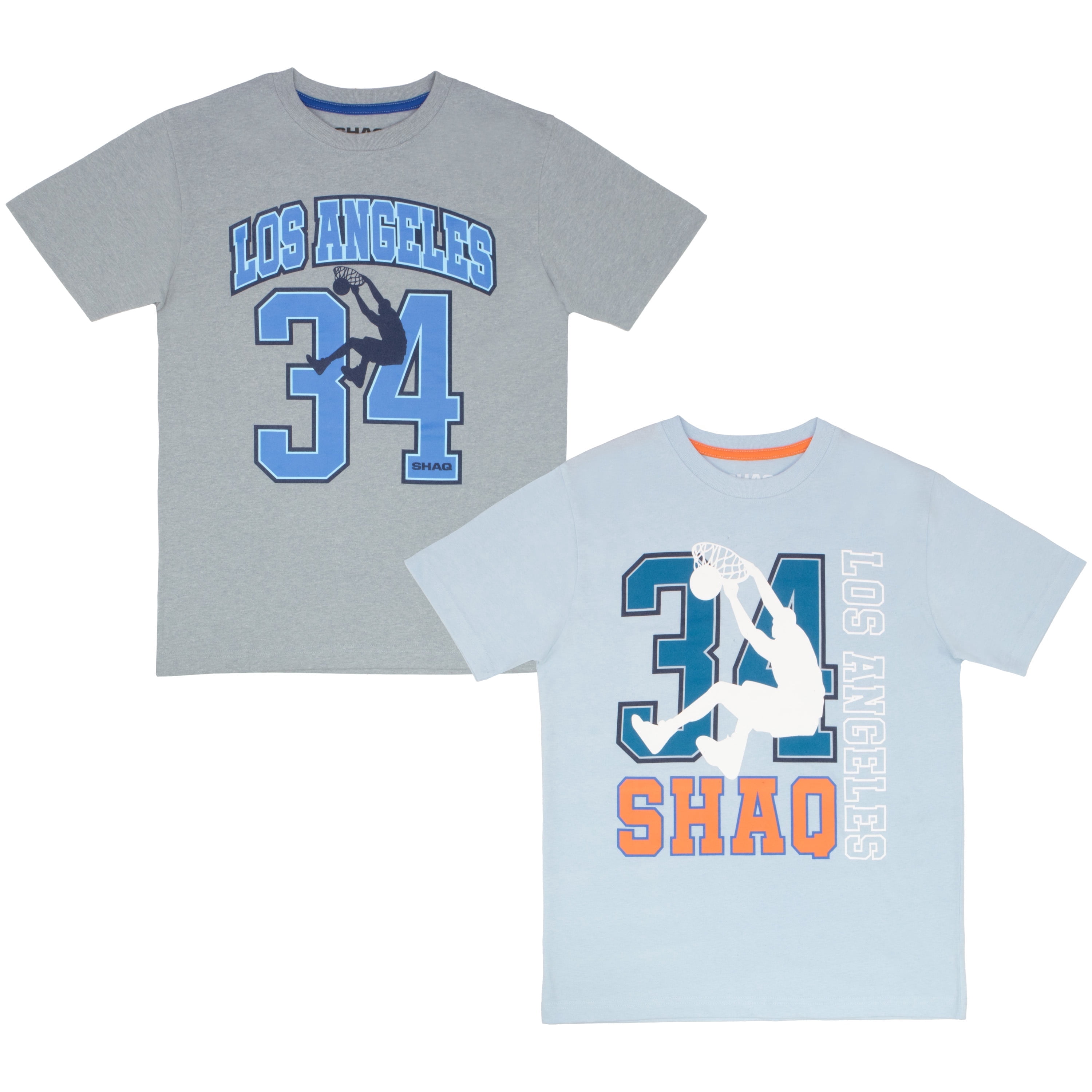SHAQ Boys Graphic Short Sleeve T-Shirts, 2-Pack (Little Boys & Big Boys ...