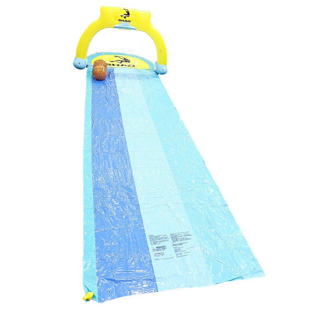 SHAQ Triple Water Slide - PVC Material - Backyard Fun - Walmart.com