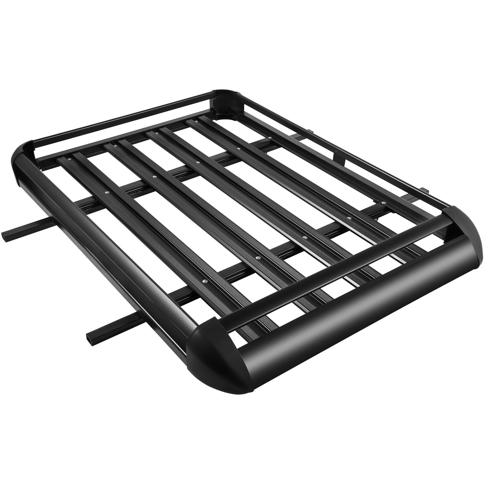 SHAQIMA 50 "X 36.4" Black Aluminium Roof Rack Basket Tray Luggage Cargo ...