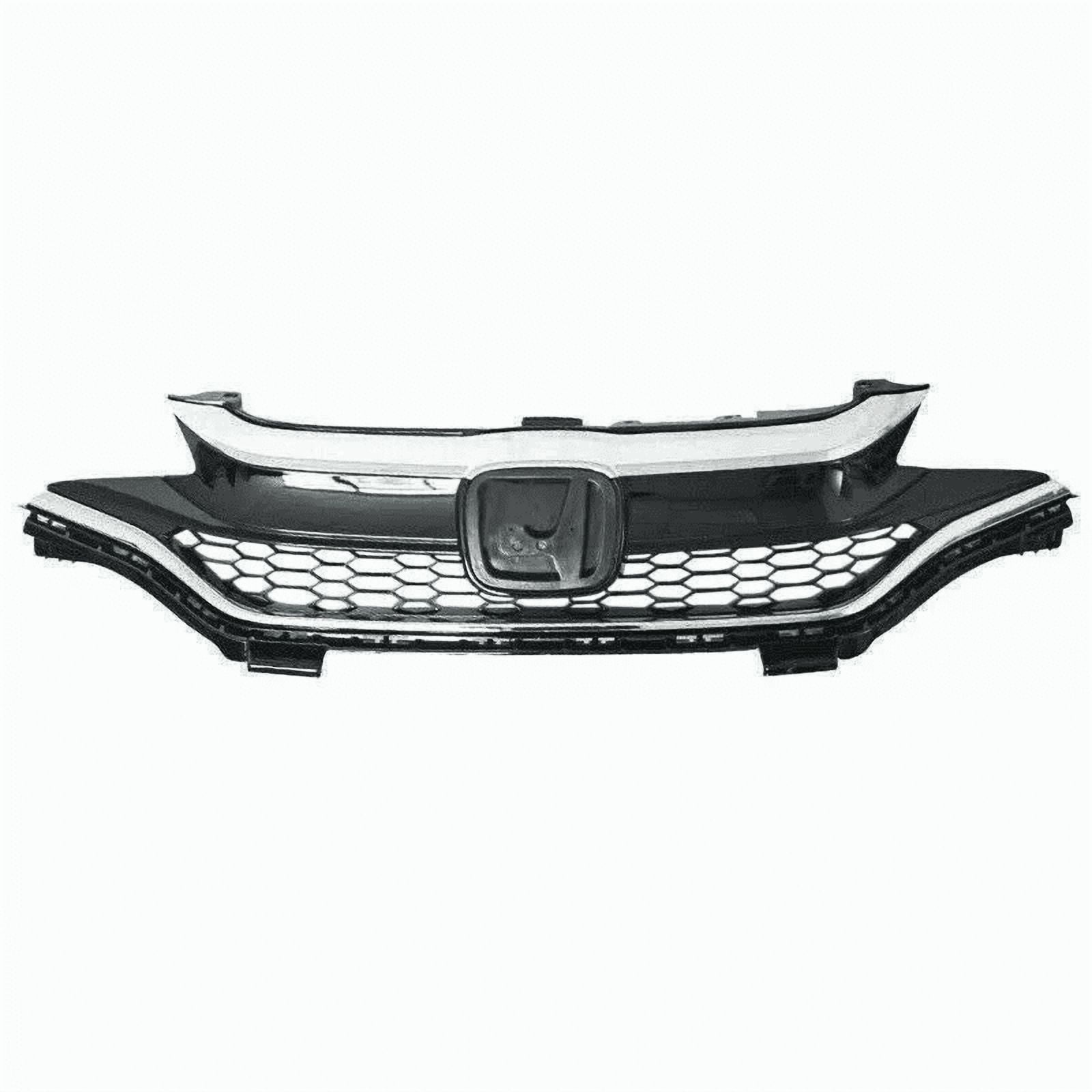 CCPAO Compatible with 2018-2020 Honda Fit Hatchback Front Upper Chrome ...