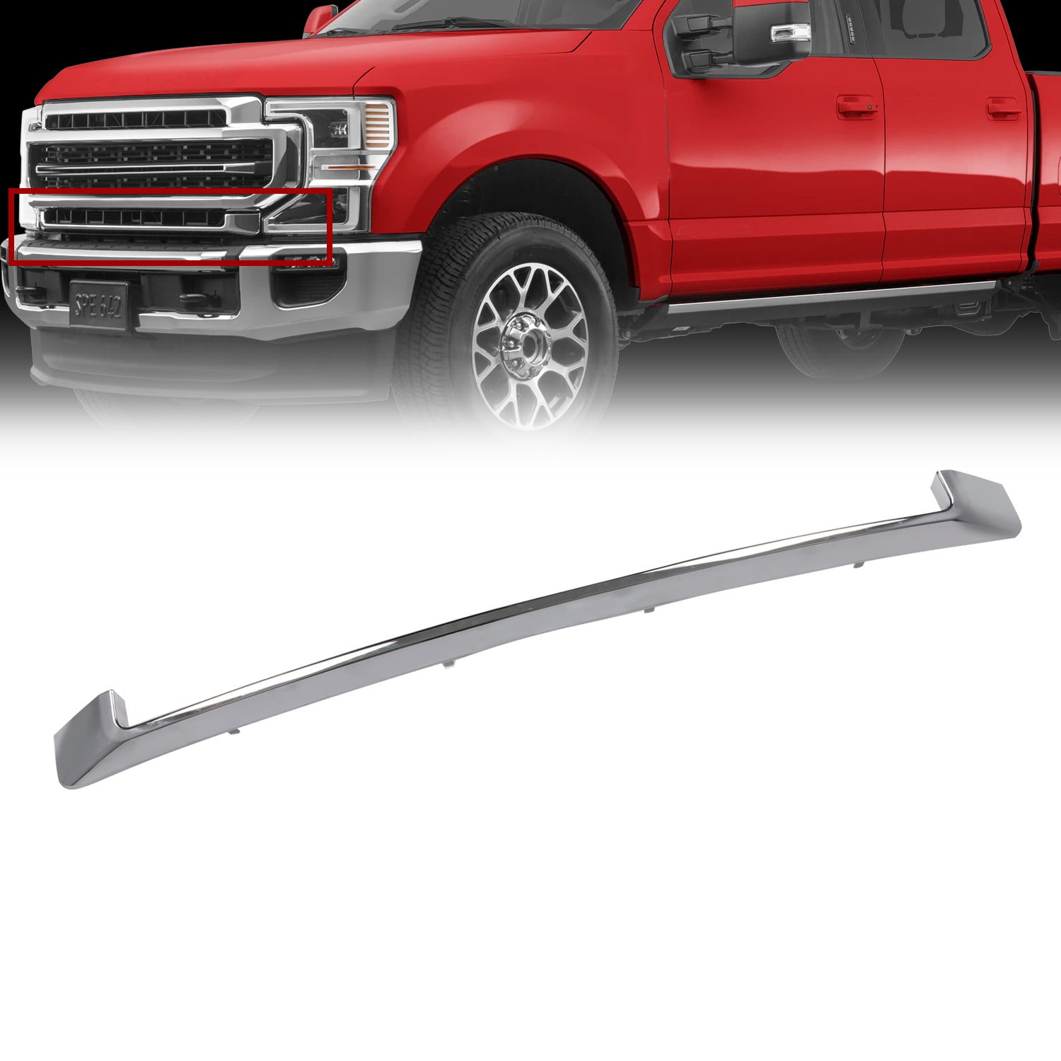 CCPAO Compatible with 2020-2022 Ford F-250 F-350 Sport Style Chrome ...