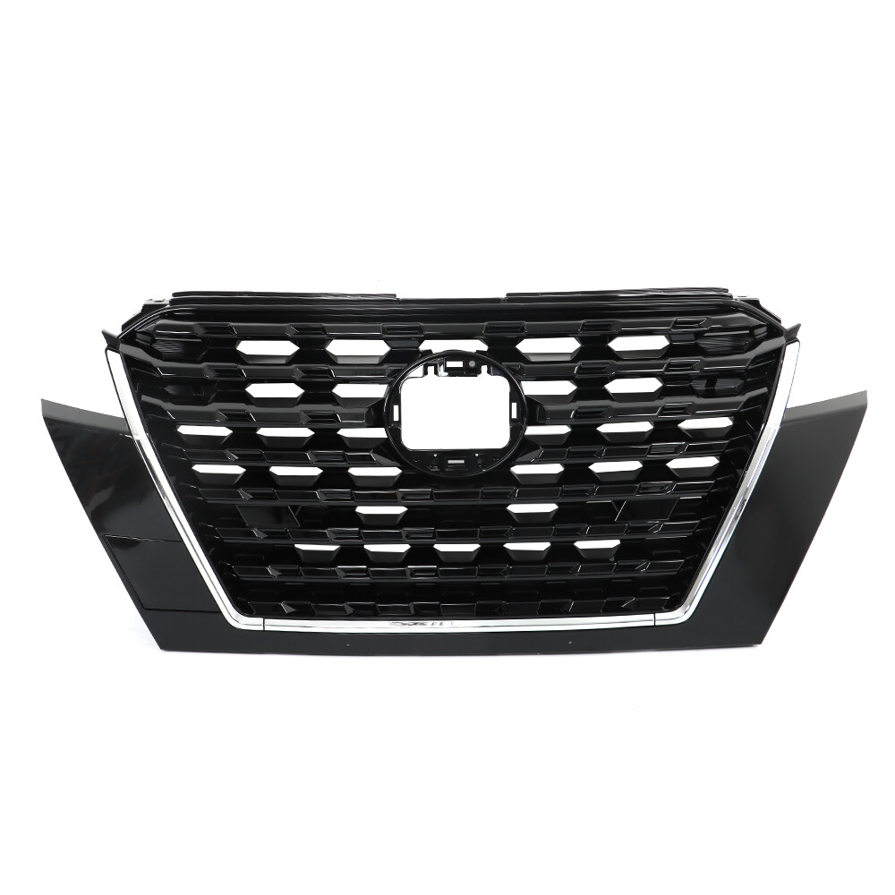 CCPAO Compatible with 2021-2023 Nissan Kicks Grill Plastic Black Front ...