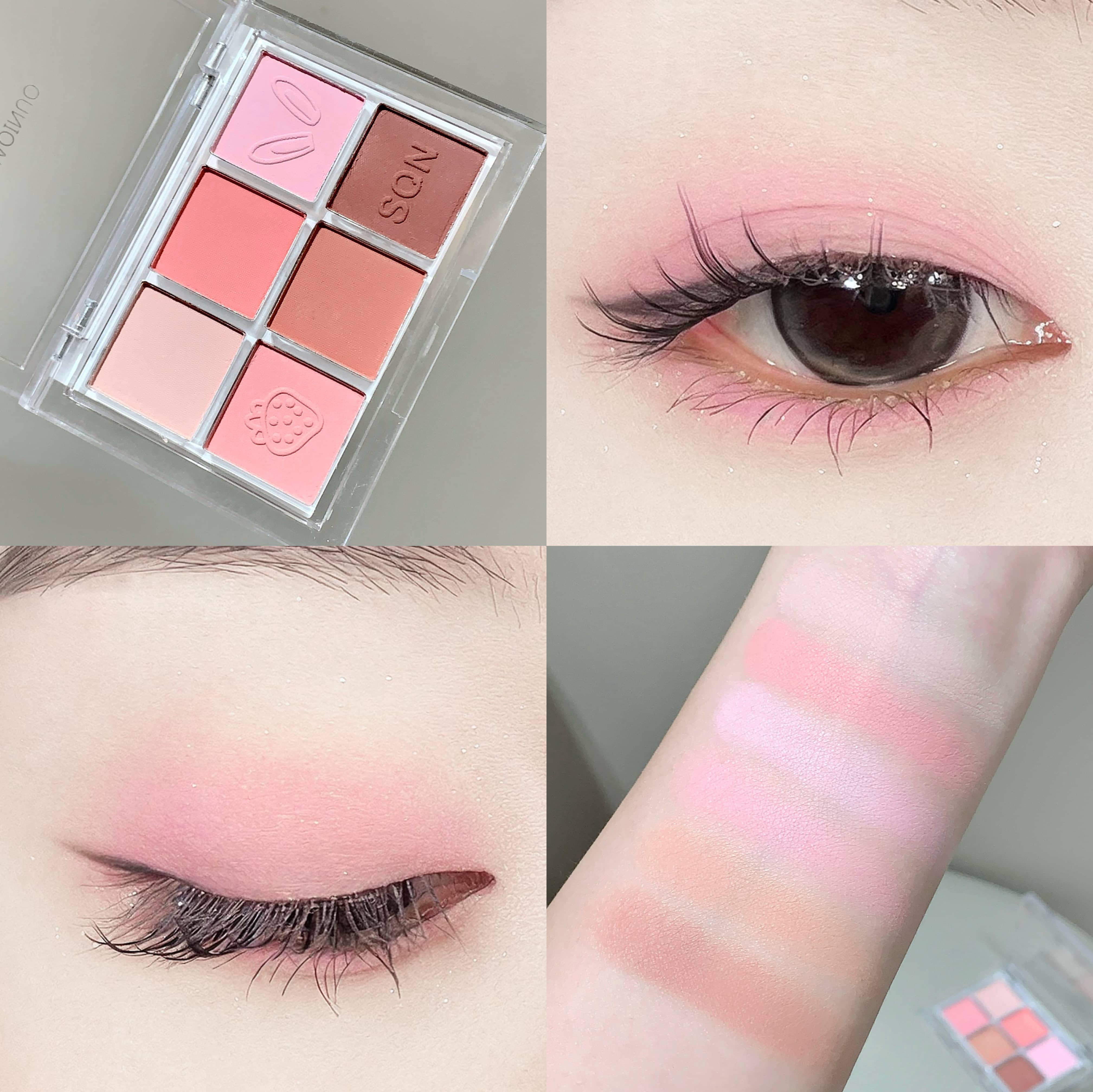 SHAQINUO Six-Color Eyeshadow Palette Matte Earth Colors Brightening ...