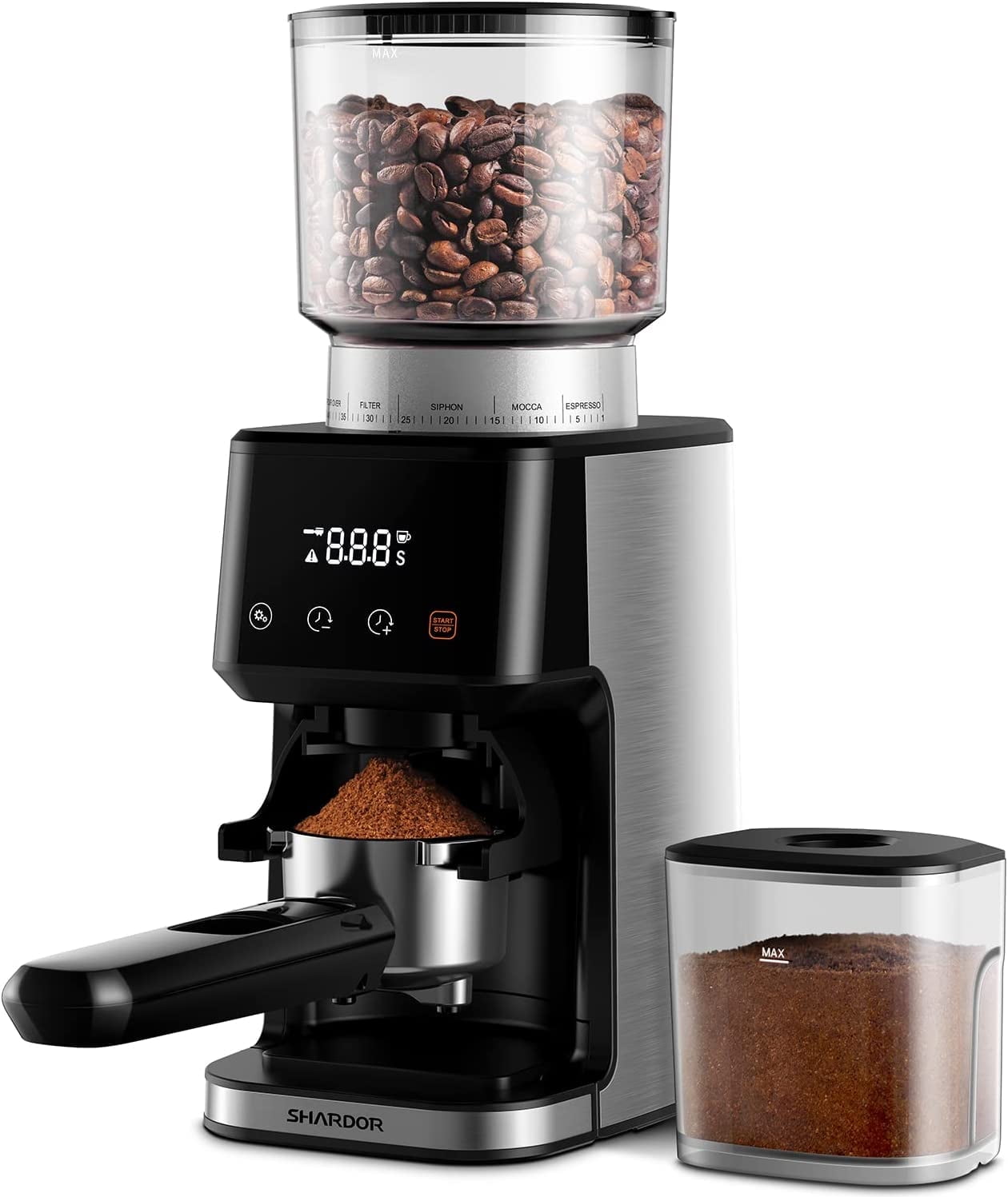 SHARDOR Conical Burr Espresso Coffee Grinder Electric with Precision ...