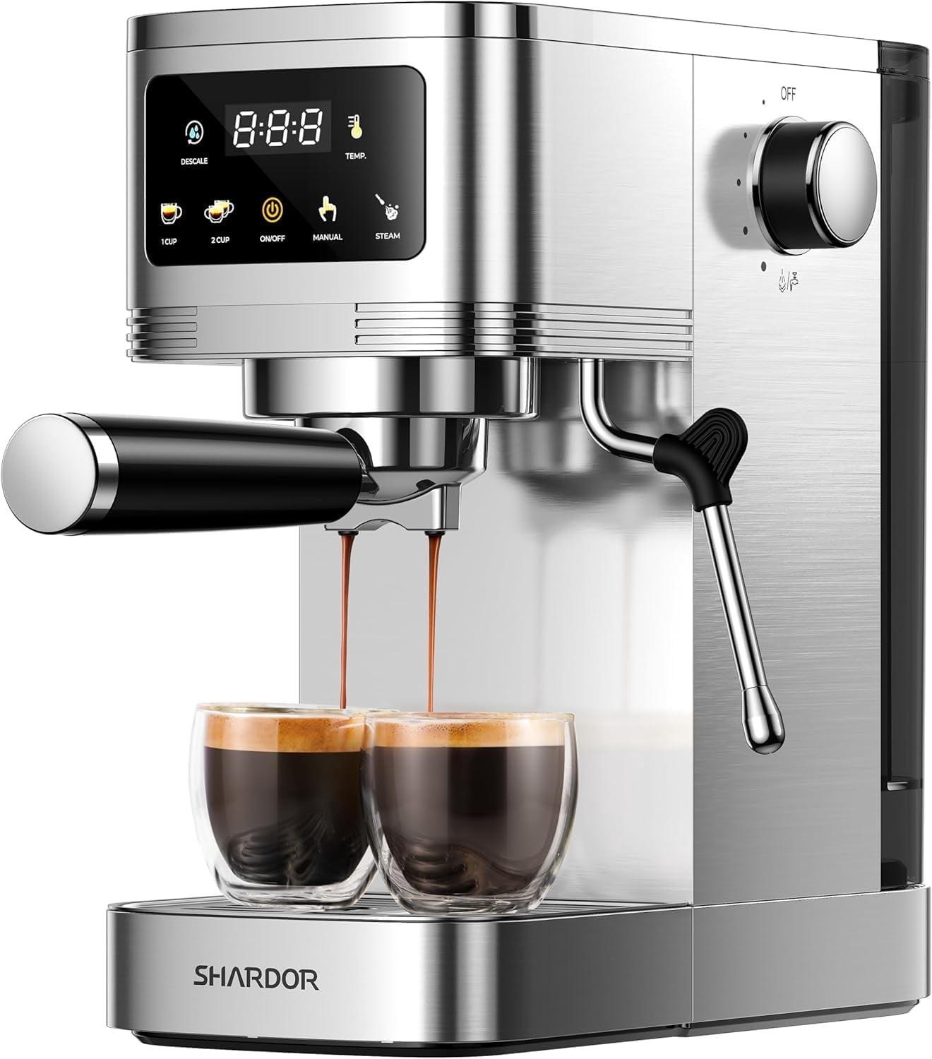 SHARDOR Espresso Machine 20 Bar, Professional espresso machine with ...