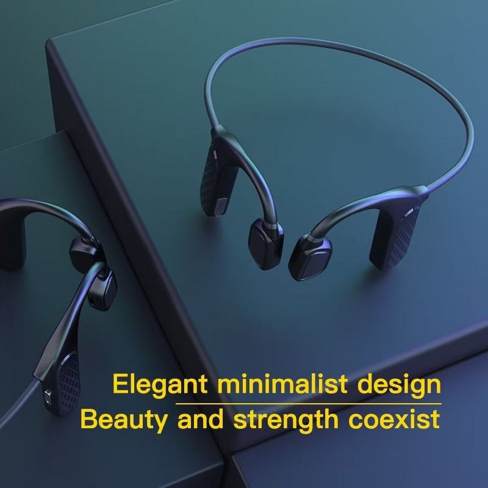 SHARE SUNSHINE Bone Conduction Bluetooth Headset with Mic Stereo ...