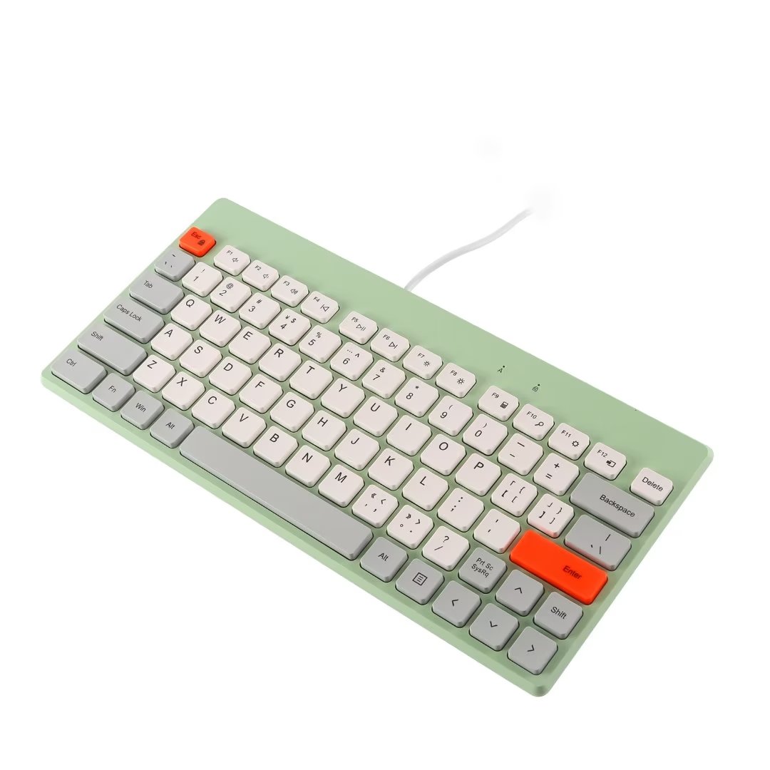 SHARE SUNSHINE Small Keypad 79 Keys Wired Keyboard with Multimedia Keys ...