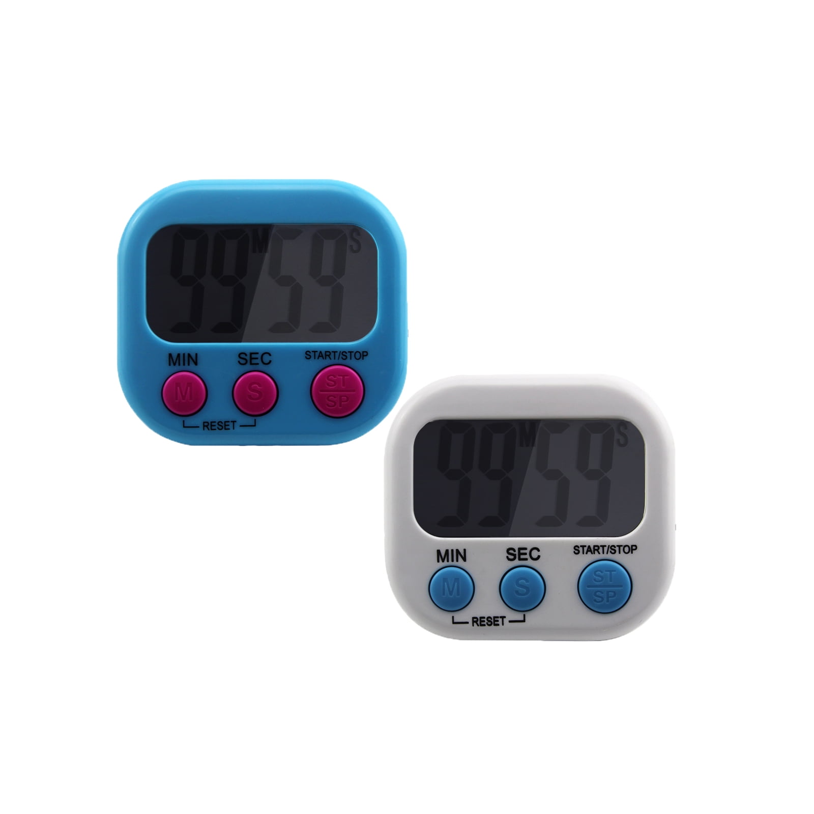 SHARE SUNSHINE Stopwatch with Holder and Hanging Hole 2pcs Multi ...