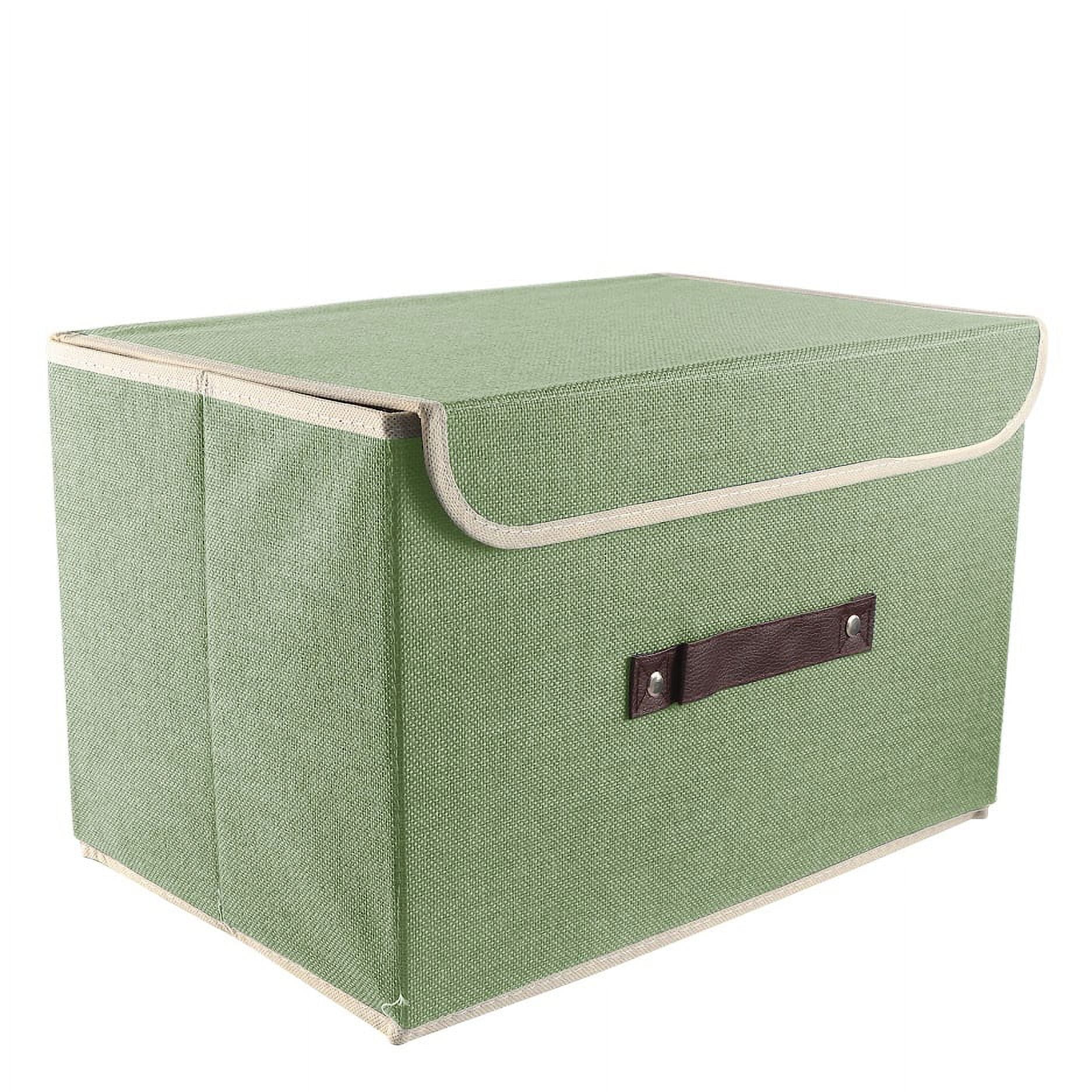 SHARE SUNSHINE Storage Box Foldable with Cover and Handle for Toys ...