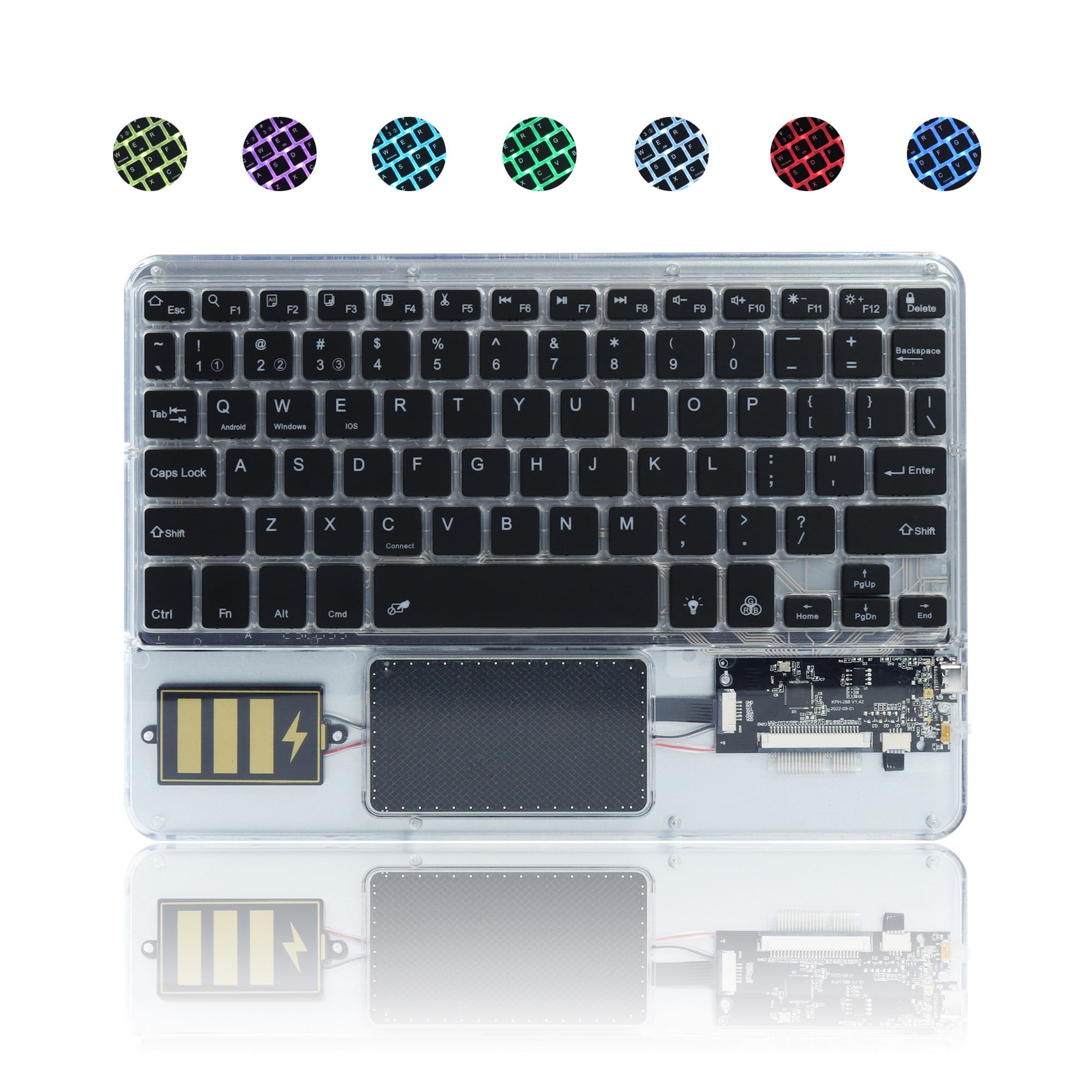 SHARE SUNSHINE Universal Slim Wireless Keyboard Bluetooth 5.2 Keyboard ...