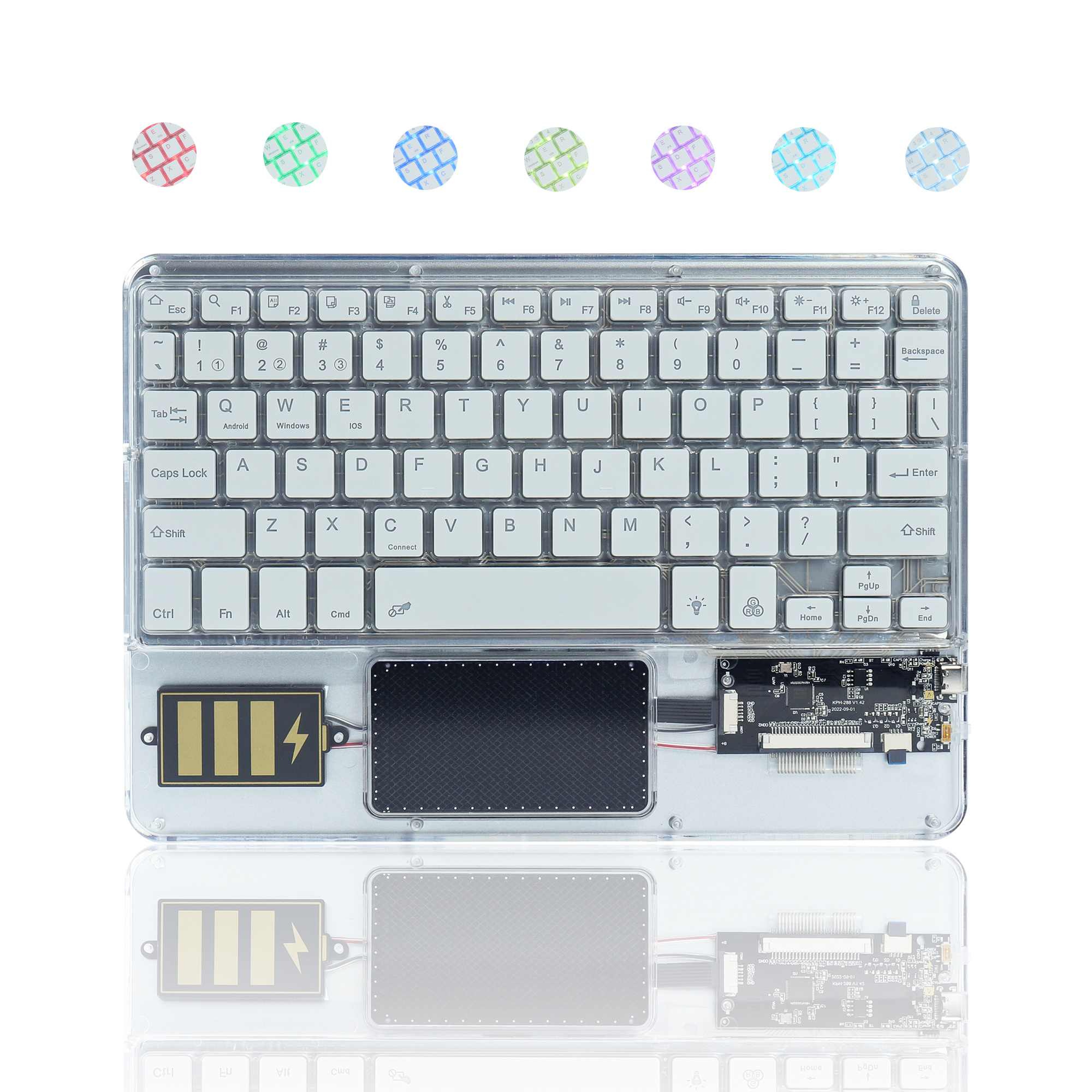 SHARE SUNSHINE Universal Slim Wireless Keyboard Bluetooth 5.2 Keyboard ...