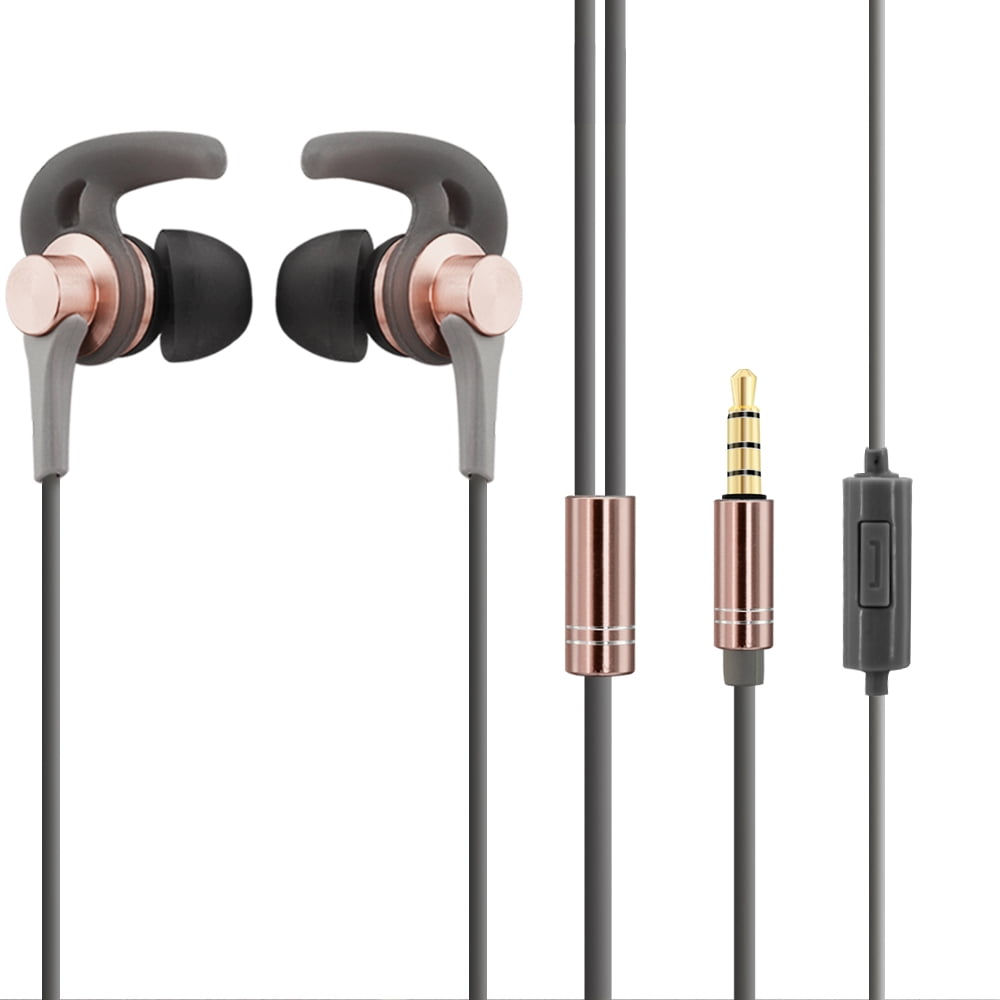 SHARE SUNSHINE Wired Headphones In-Ear Stereo Metal Earbuds(Pink ...