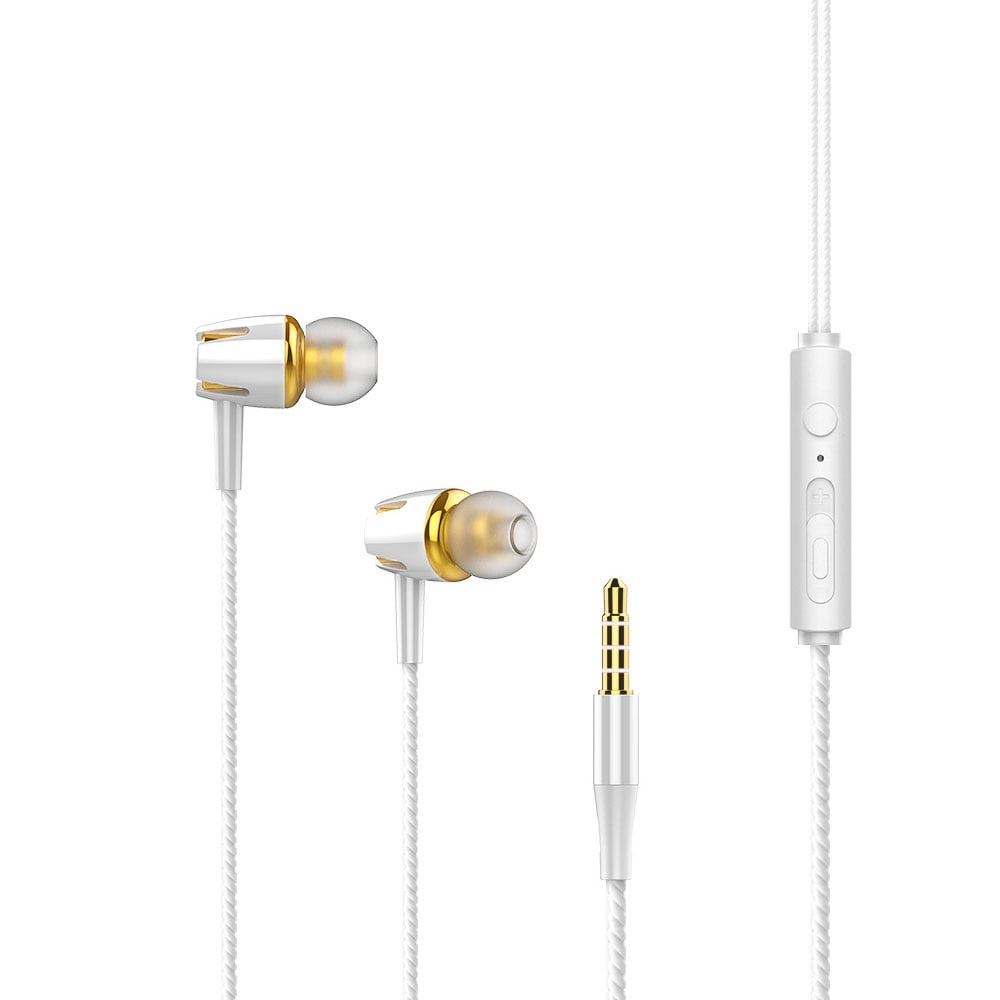 SHARE SUNSHINE Wired Headphones In-Ear Stereo Music Earbuds with Mic ...