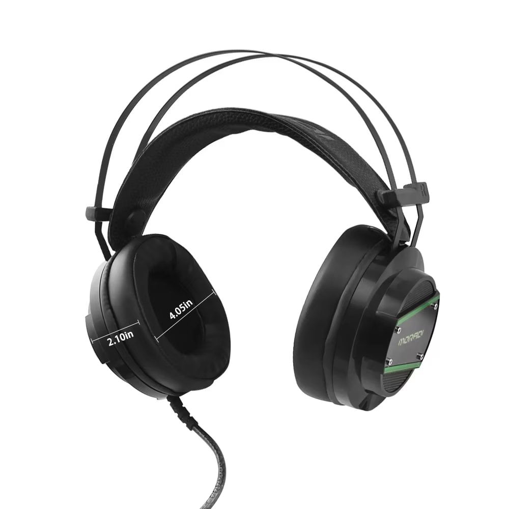 SHARE SUNSHINE Wired Headset Adjustable Headband Stereo Gaming ...