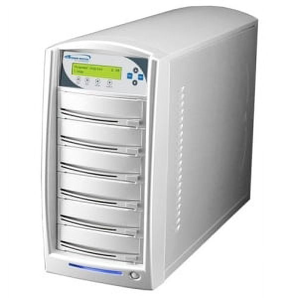 SHARKCOPIER DVD CD TOWER STAND- ALONE 1:5 DISC DUPL COPIER HDD ...