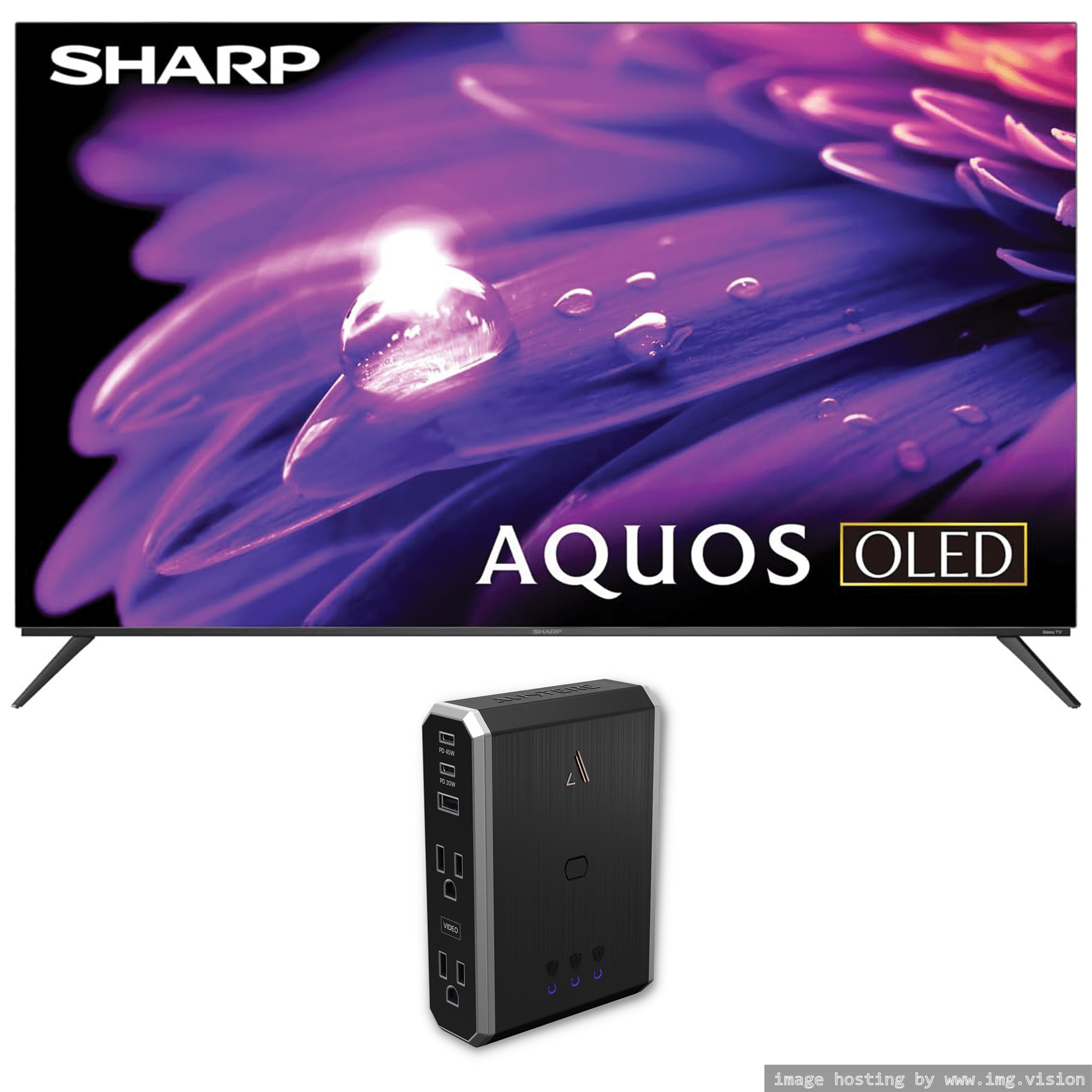 SHARP 4T-C55FS1UR 55 Inch Class OLED 4K Ultra HD with Roku TV and an ...