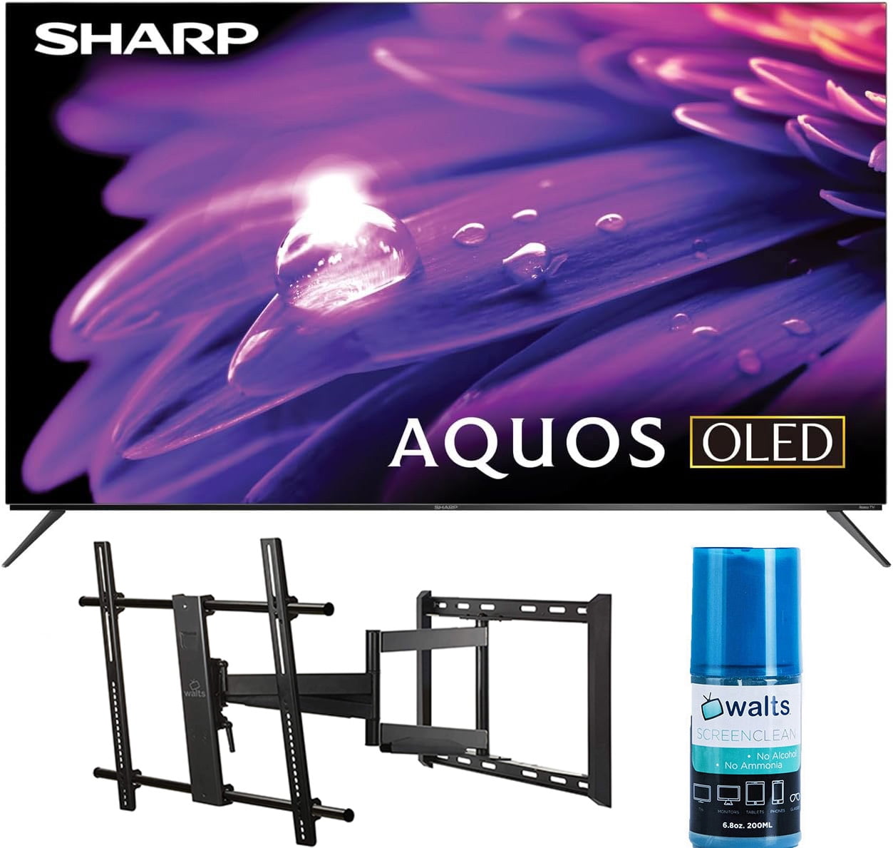 SHARP 4T-C65FS1UR 65 Inch AQUOS OLED 4K Ultra HD with Dolby Audio Roku ...