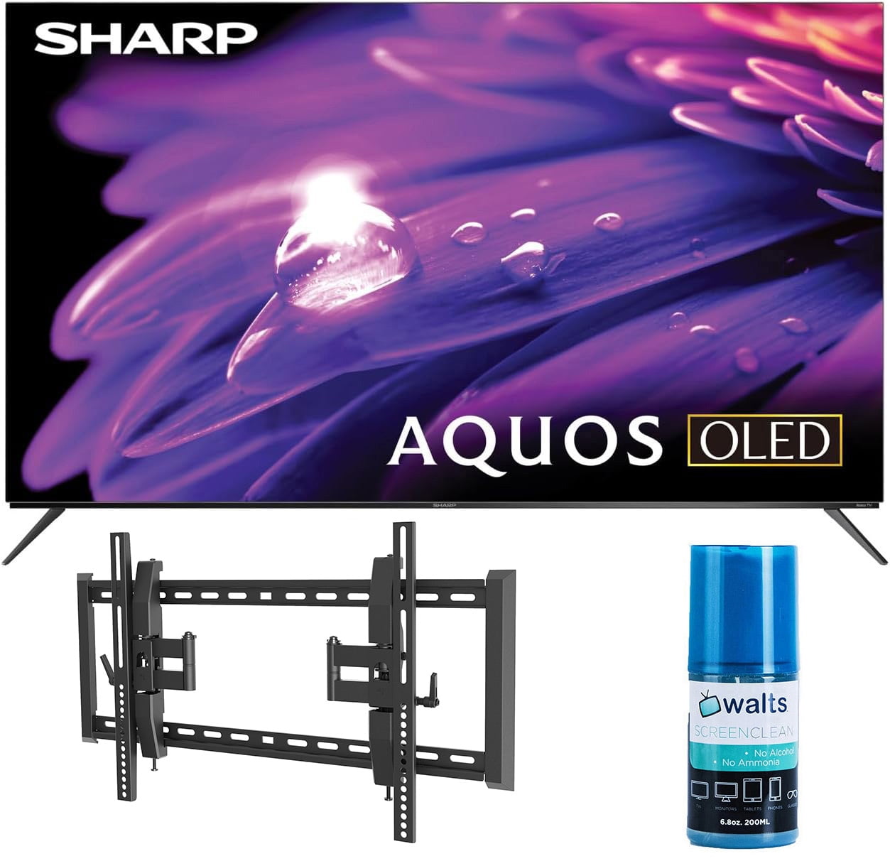 SHARP 4T-C65FS1UR 65 Inch AQUOS OLED 4K Ultra HD with Dolby Audio Roku ...