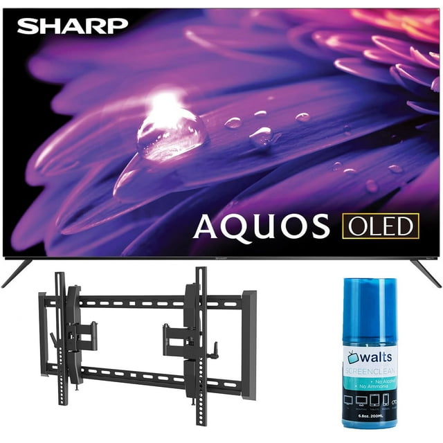SHARP 4T-C65FS1UR 65 Inch AQUOS OLED 4K Ultra HD with Dolby Audio Roku ...