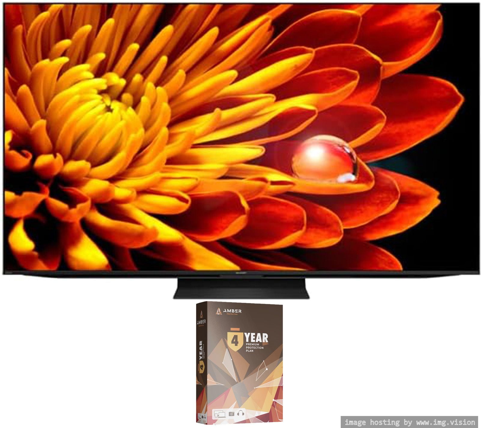 SHARP 4T-C75FV1U 75 Inch AQUOS XLED 4K Ultra HD Mini LED Google TV with ...