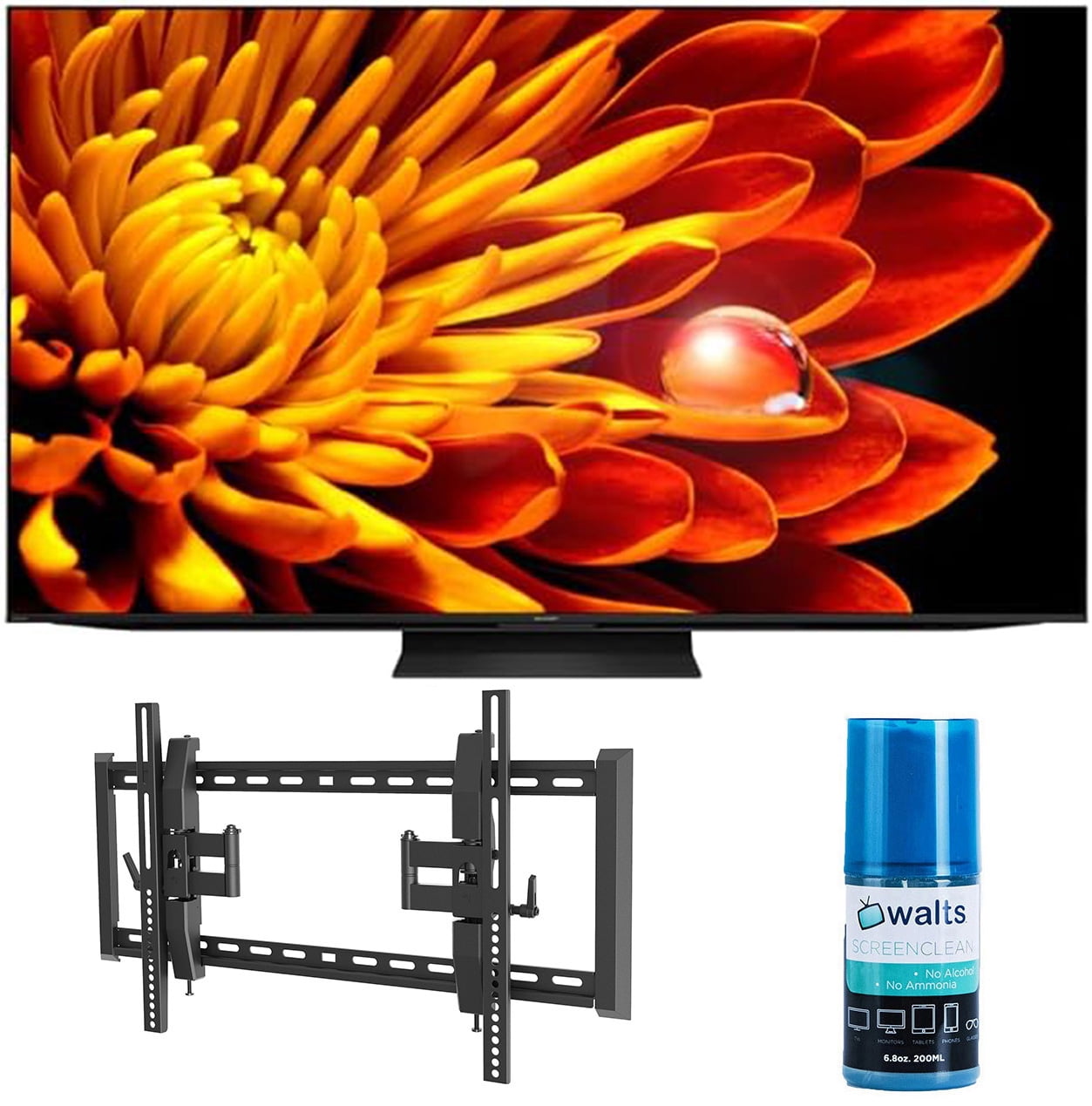 SHARP 4T-C75FV1U 75 Inch Class AQUOS XLED 4K Ultra HD Mini LED Google ...