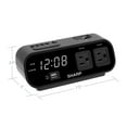 SHARP Digital Alarm Clock, 2 AMP USB Fast Charge Port, 2 x AC Power ...