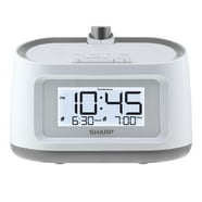 Sharp Big Bang Super Loud Alarm Clock, Digital Self Set, Silver/Black ...