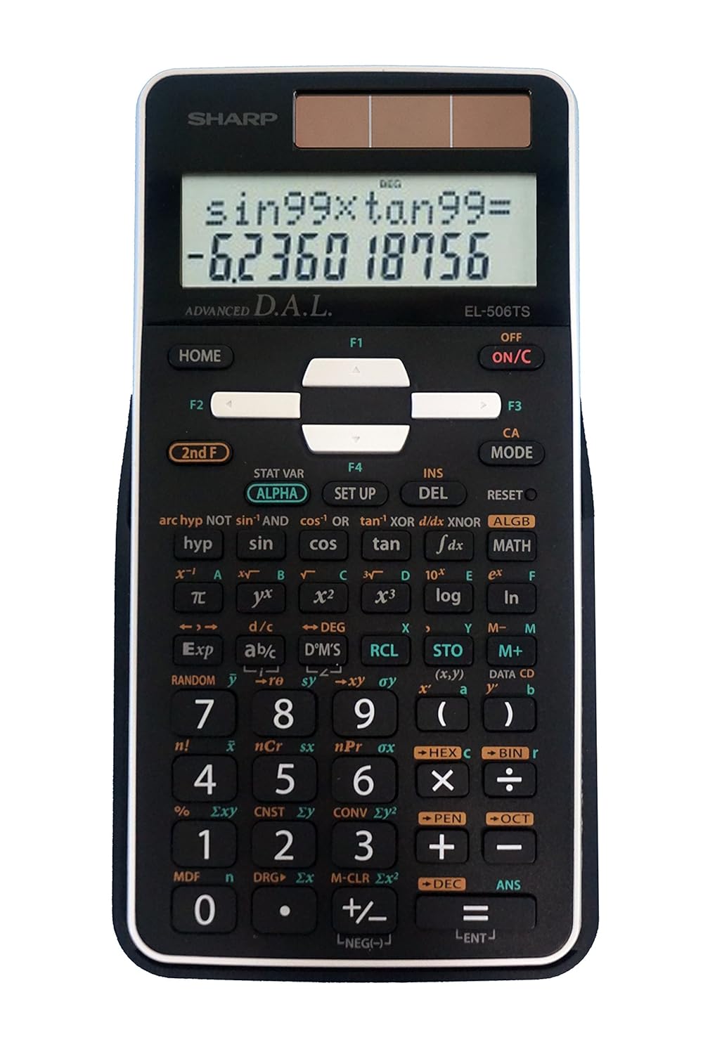 SHARP Scientific Calculator 2 Line Display & Solar Power - Walmart.com