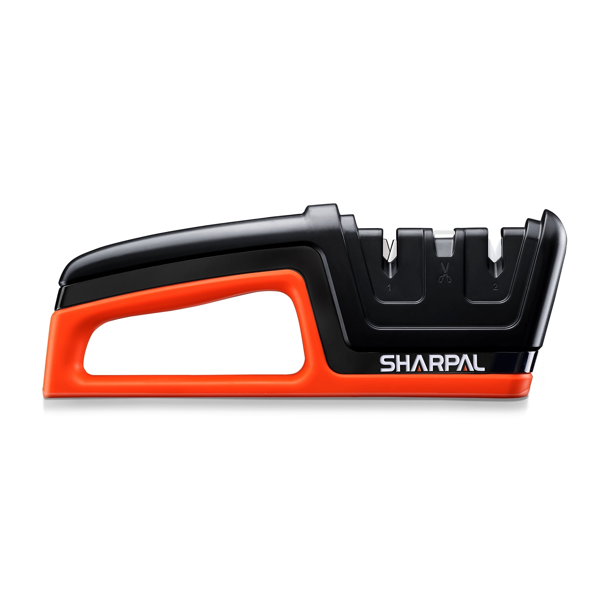SHARPAL 206N 3-in-1 Handheld Kitchen Chef Knife & Scissors Sharpener ...
