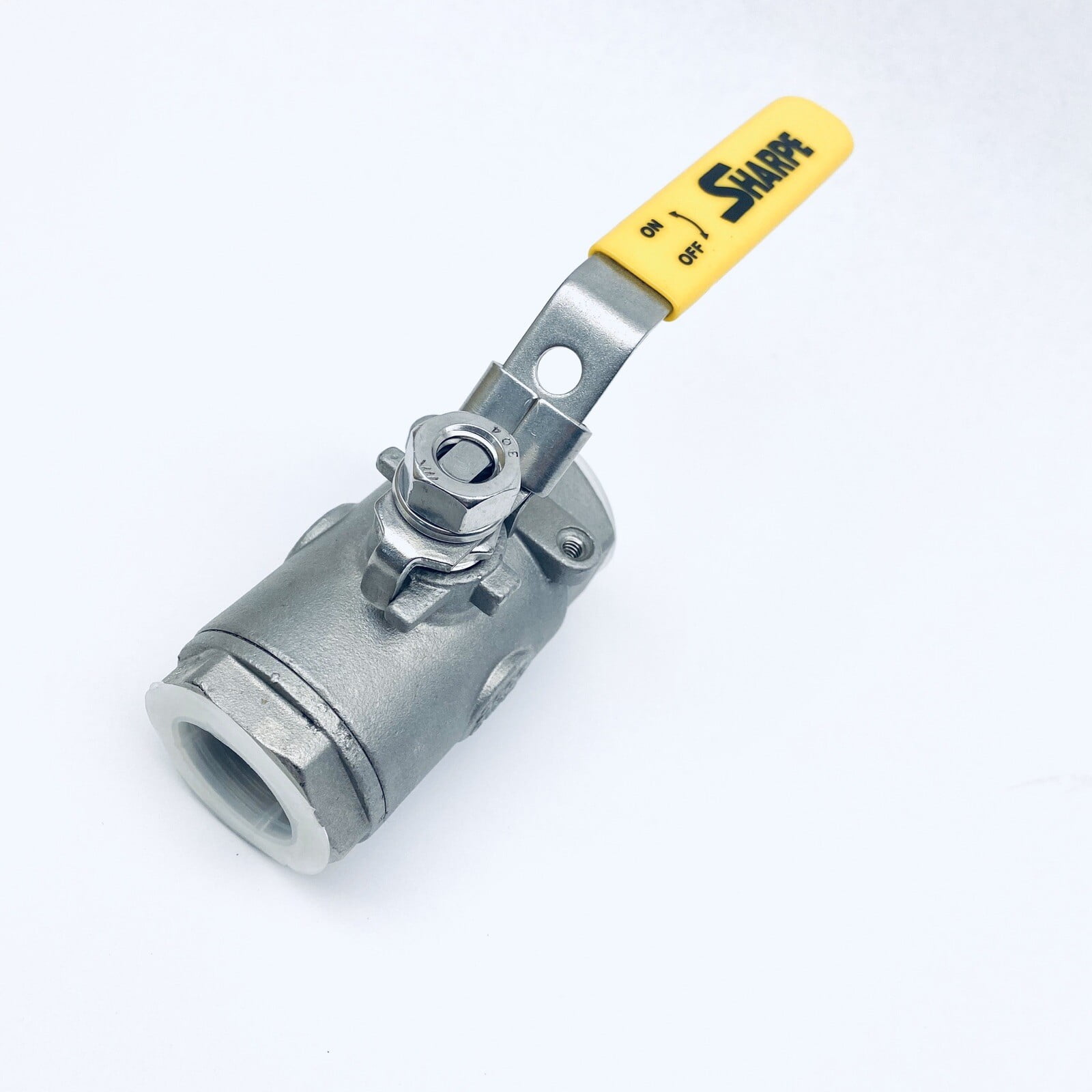 SHARPE 1" FULL PORT BALL VALVES SS 316 CF8M 2000PSI/CWP LOCKOUT HANDLE ...